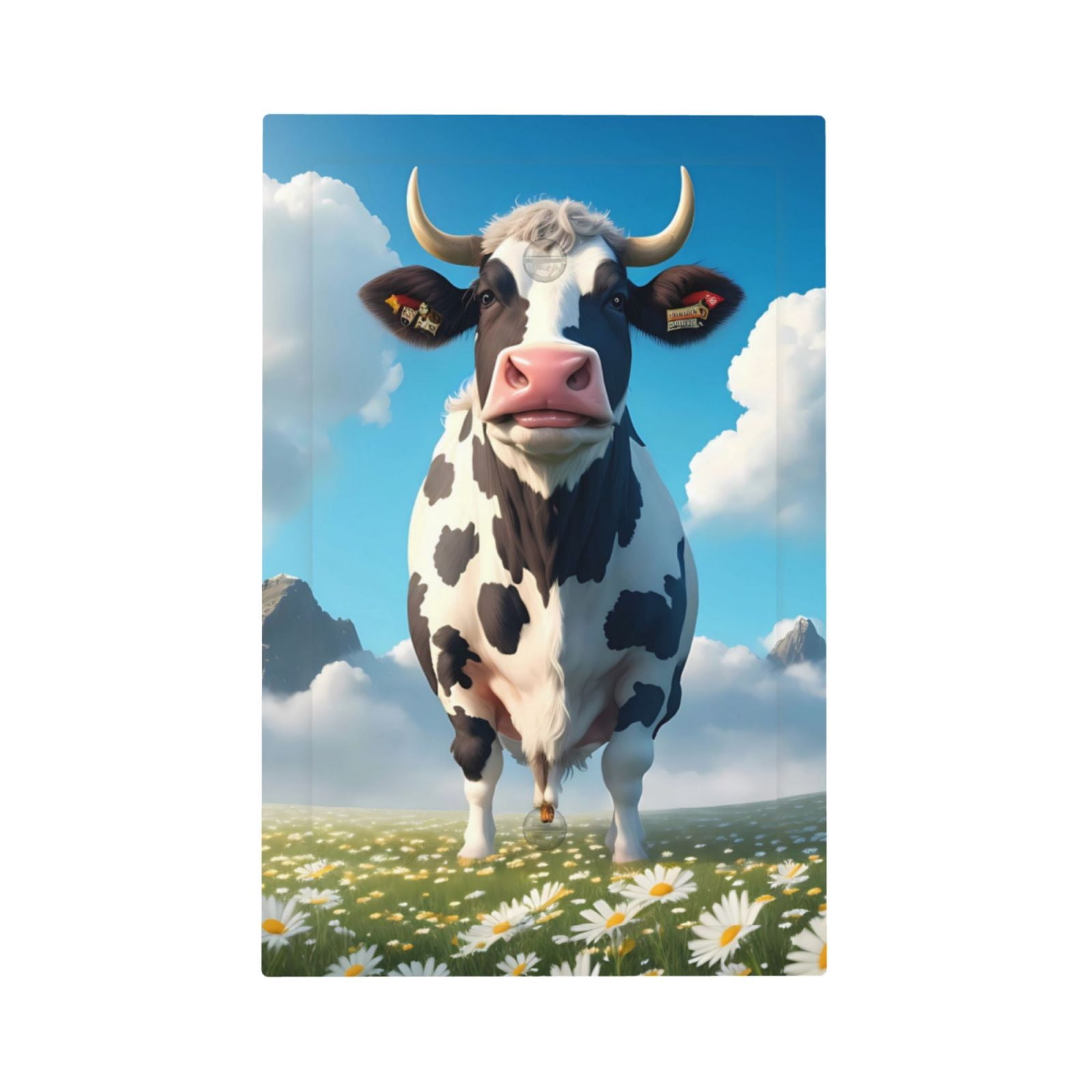 Junzan Cute Daisy Cow A for Electrical Outlet Covers, 5" x 3" Electric ...