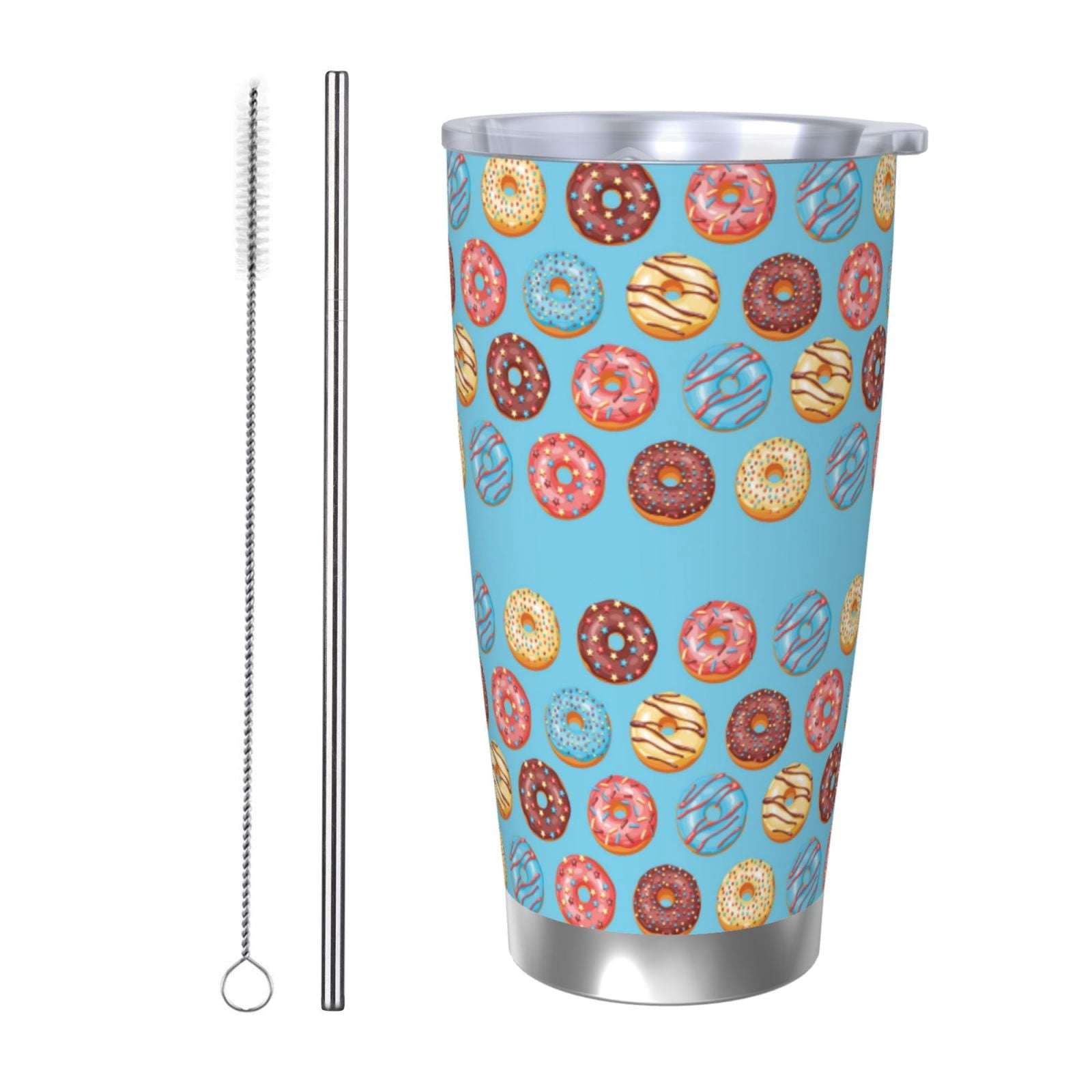 Junzan Cute Donut for 20oz Stainless Steel Insulated Car Cup with ...