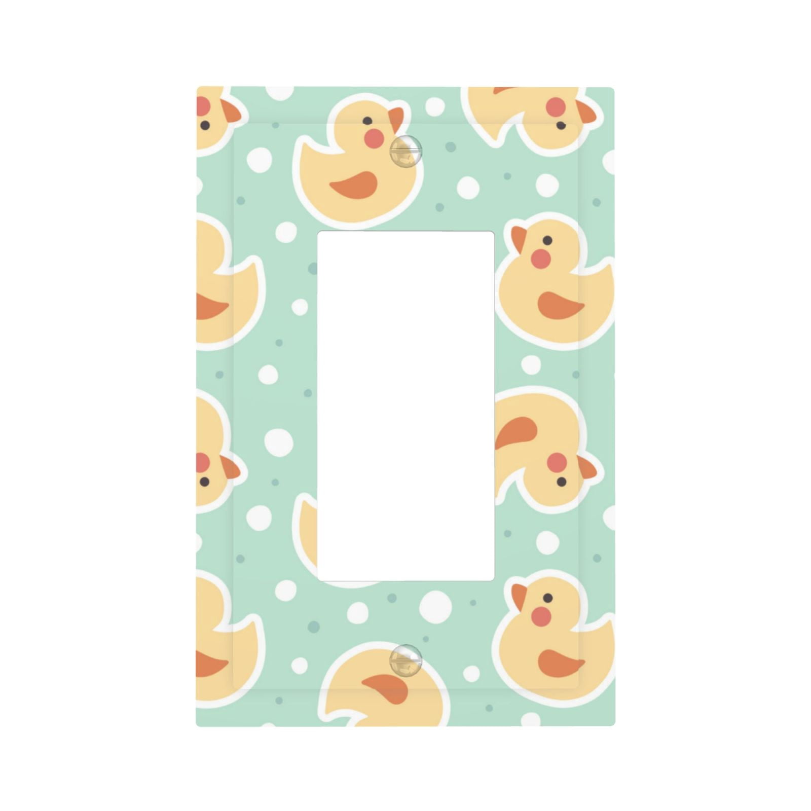 Junzan Cute Duck for Electrical Outlet Covers, 5" x 3" Electric ...