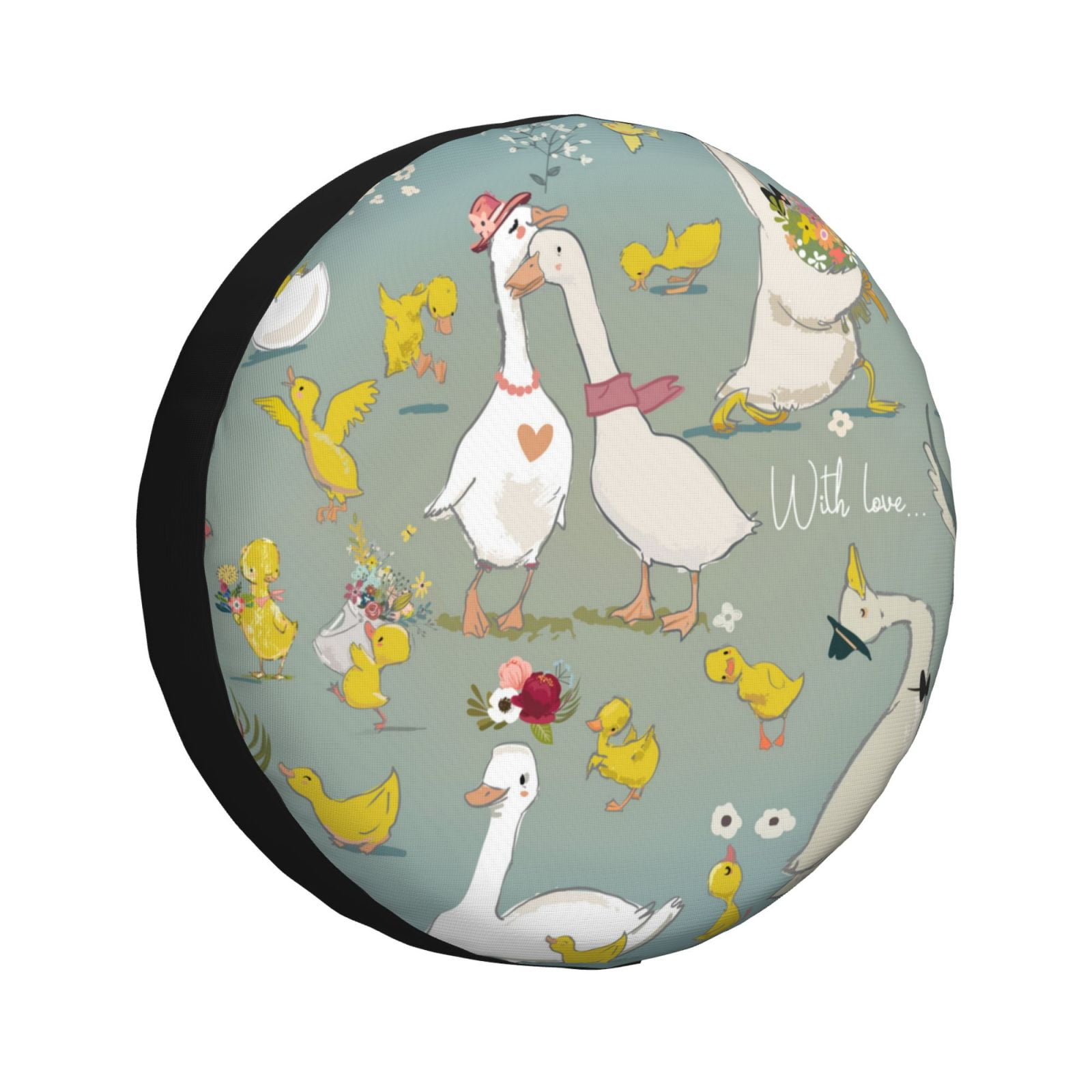 Junzan Cute Farm Birds Tire Cover Wheel Protector For Truck Suv Trailer ...