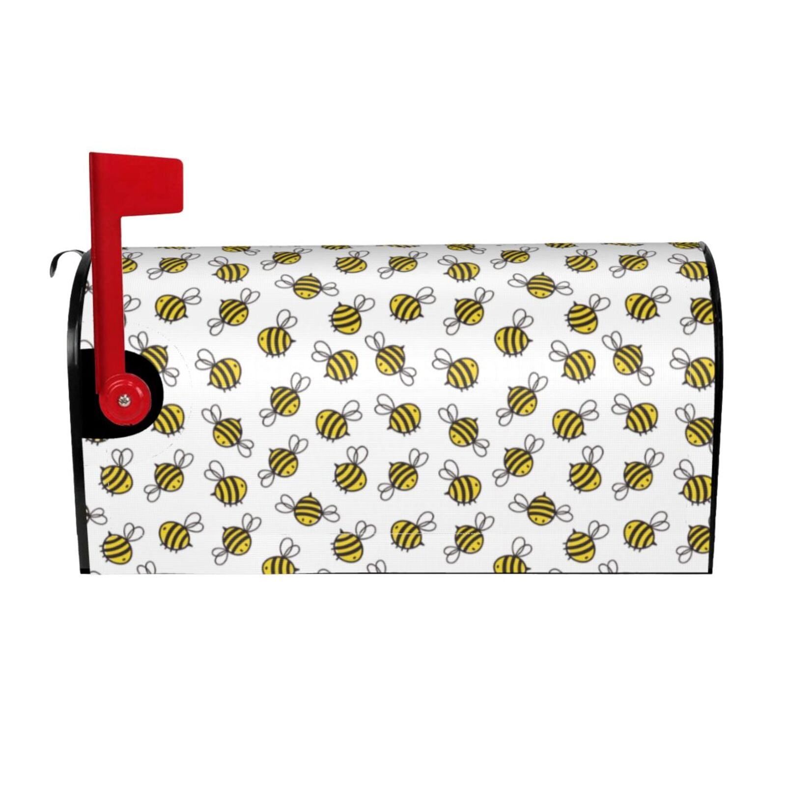 Junzan Cute Little Bee Pattern Mailbox Covers,Magnetic Mailbox ...