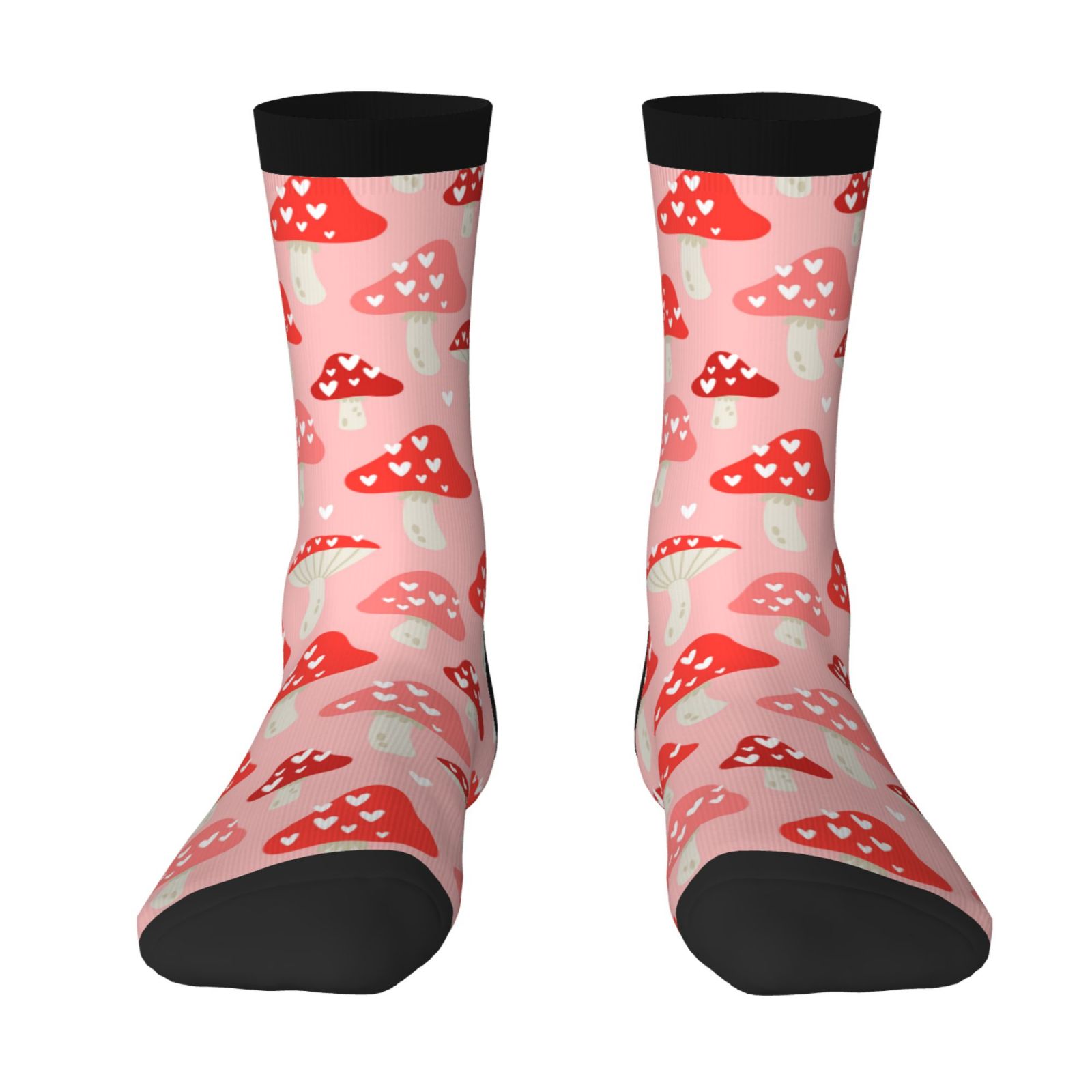 Junzan Cute Mushroom1 Mens Funny Socks For Men Women Colorful Fun ...