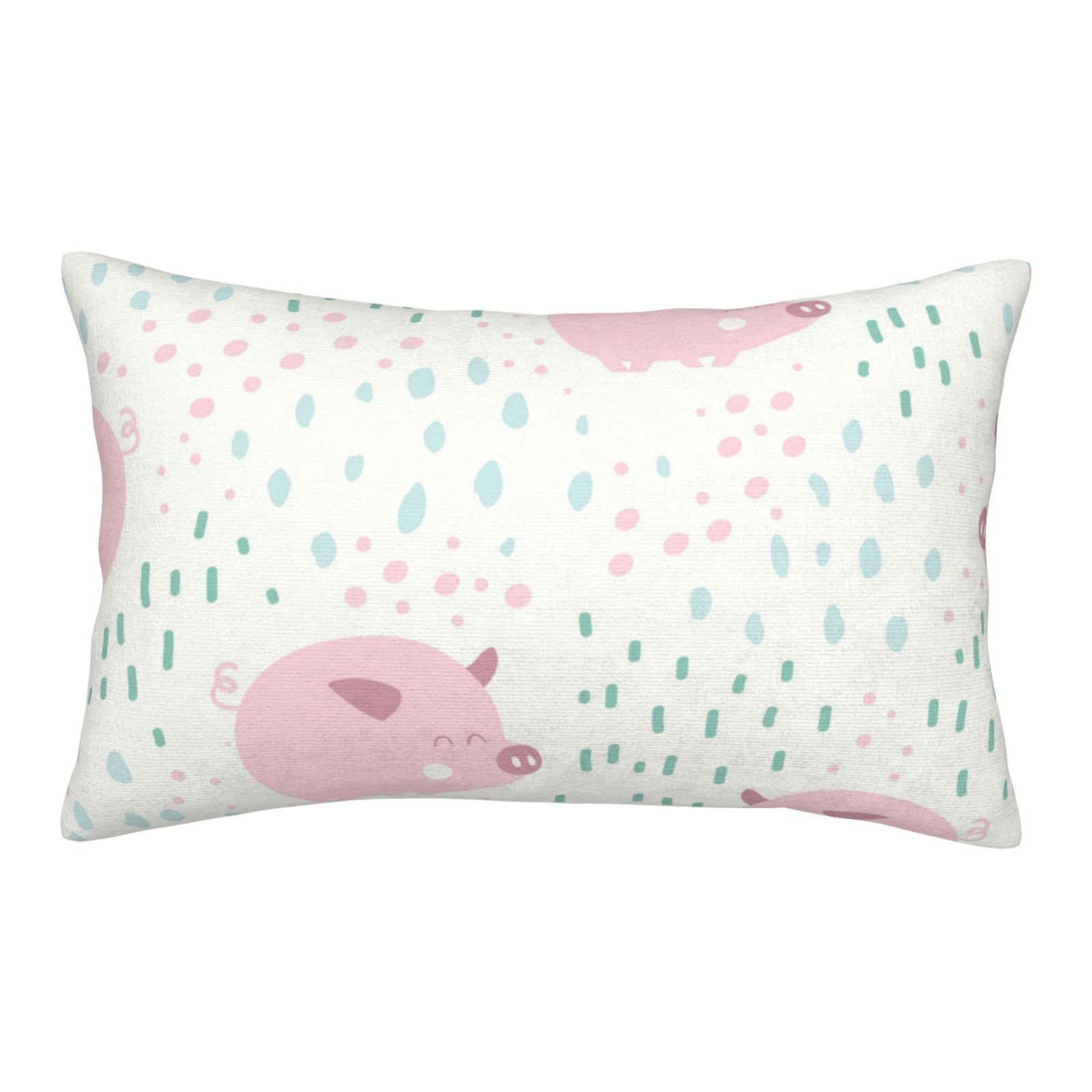 Junzan Cute Pigs Pillow Cases Standard Size, With Envelope Closure Bed ...