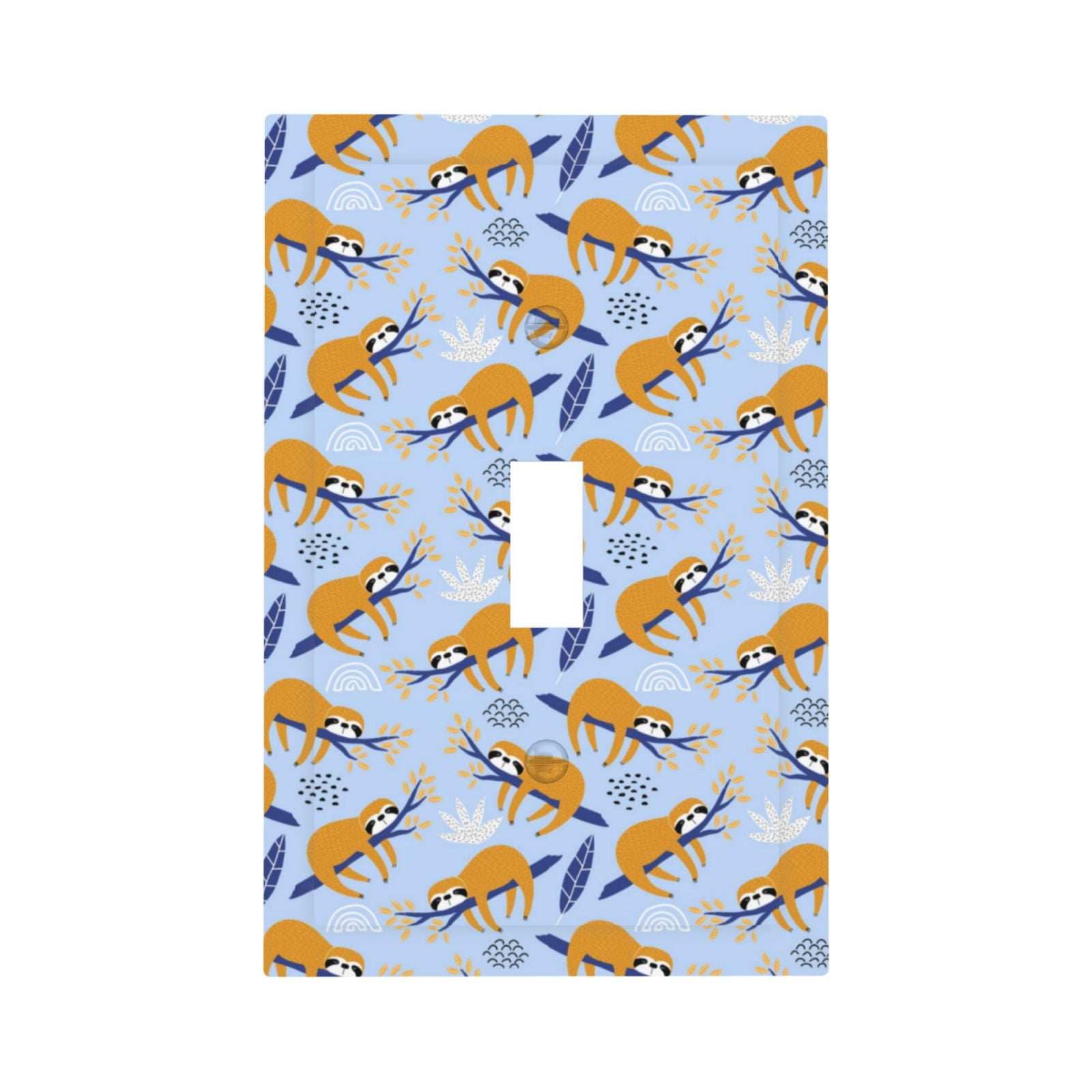 Junzan Cute Sloth for Electrical Outlet Covers, 5" x 3" Electric ...