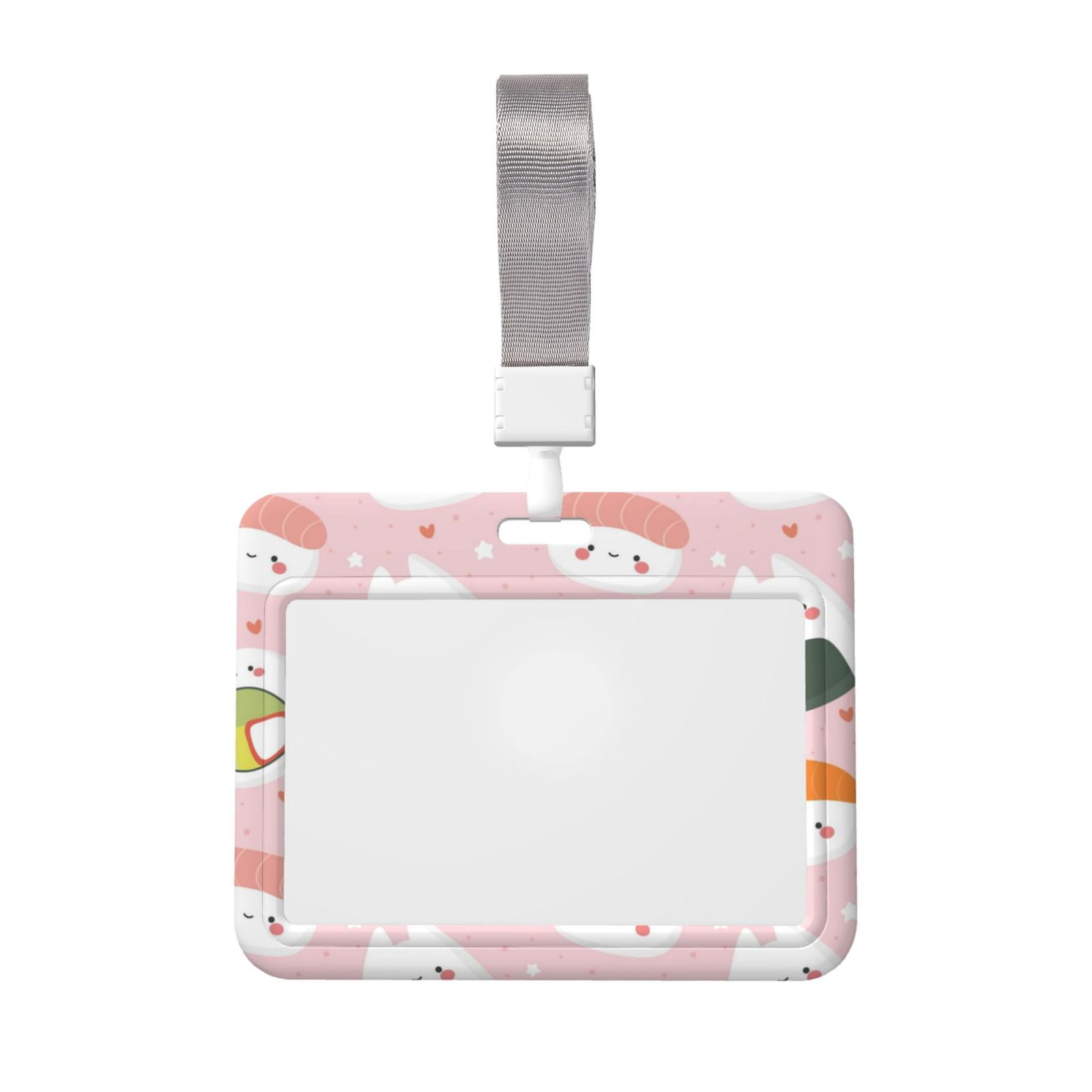 Junzan Cute Sushi Id Badge Holder With Windows Key Card Work Badge ...