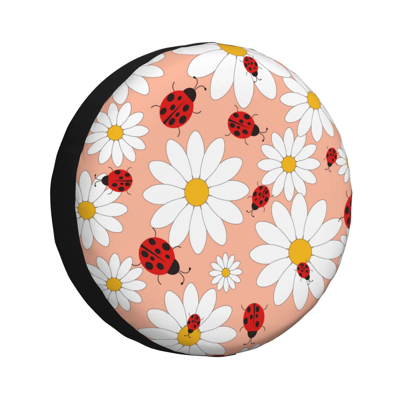 Junzan Daisy And Ladybug Tire Cover Wheel Protector For Truck Suv ...