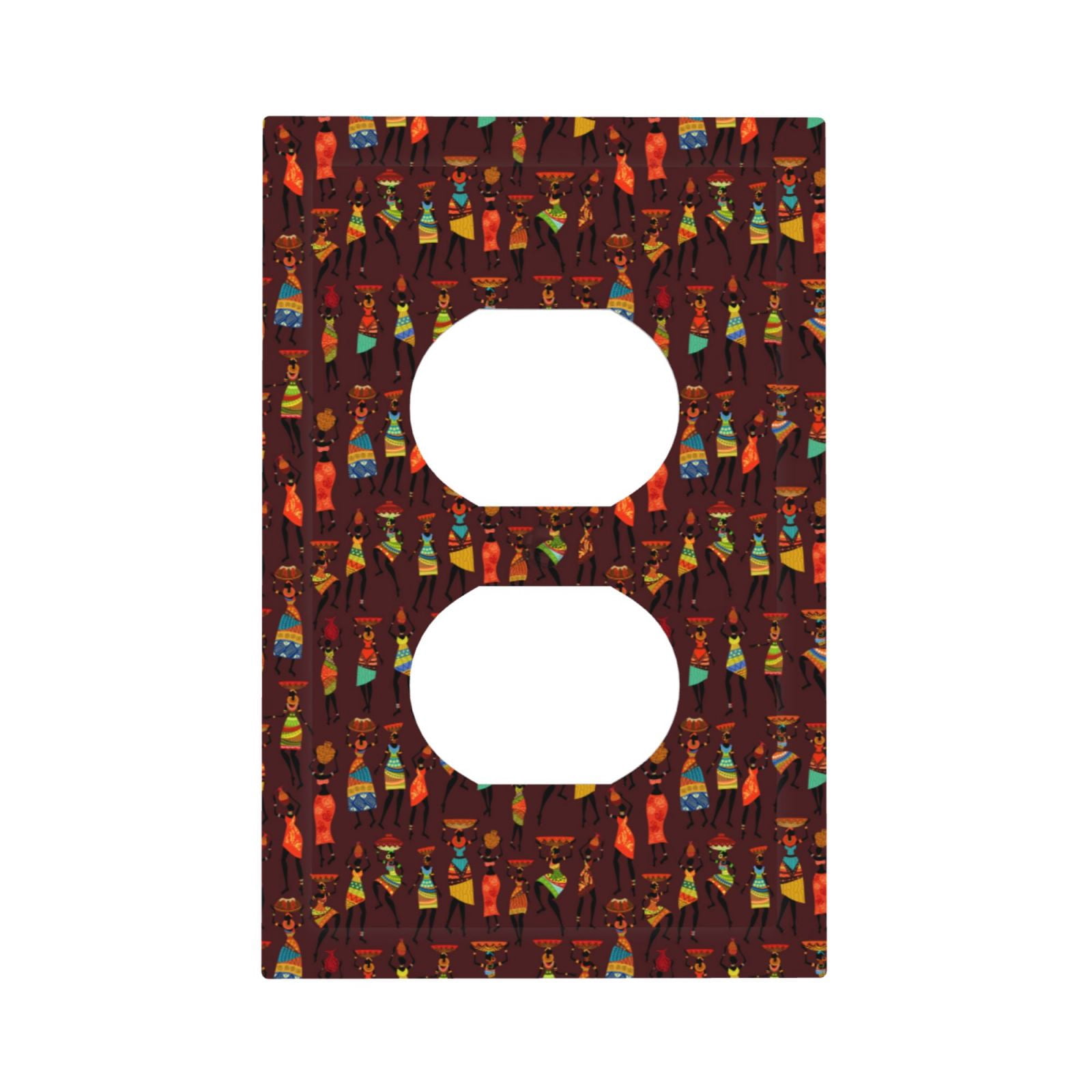 Junzan Dancing African Women1 for Electrical Outlet Covers, 5" x 3 ...