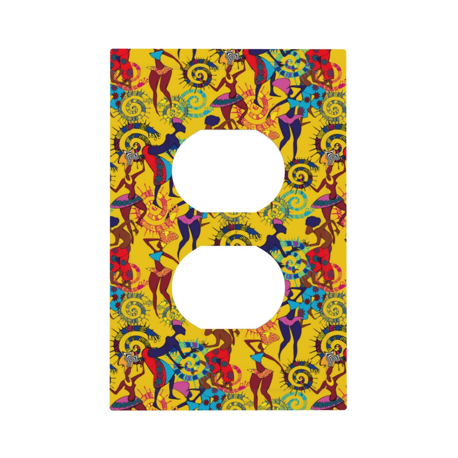 Junzan Dancing African Womens for Electrical Outlet Covers, 5" x 3 ...