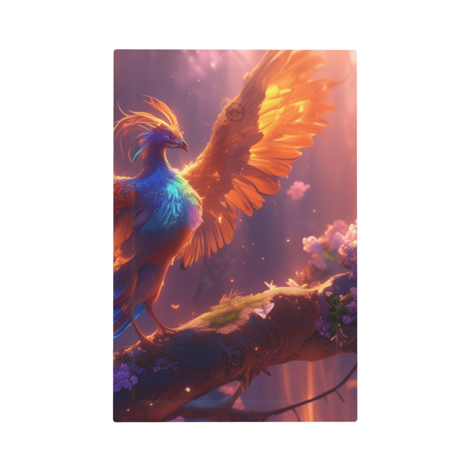 Junzan Fantasy Bird Illustration for Electrical Outlet Covers, 5" x 3 ...