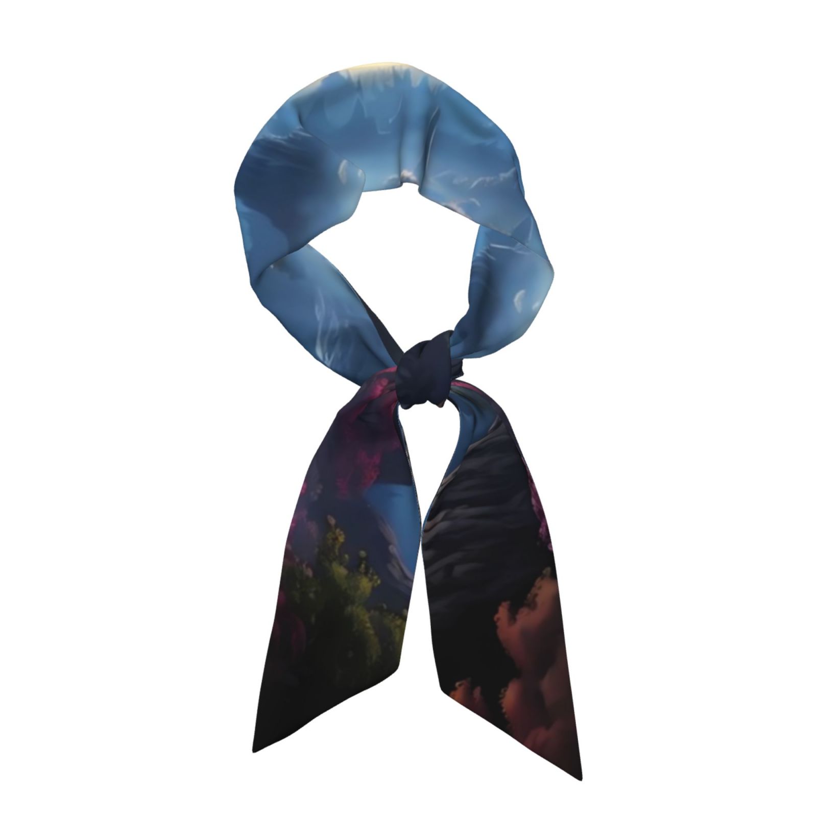 Junzan Fantasy Landscape Starry Night Print Scarves for Women,Wrap ...