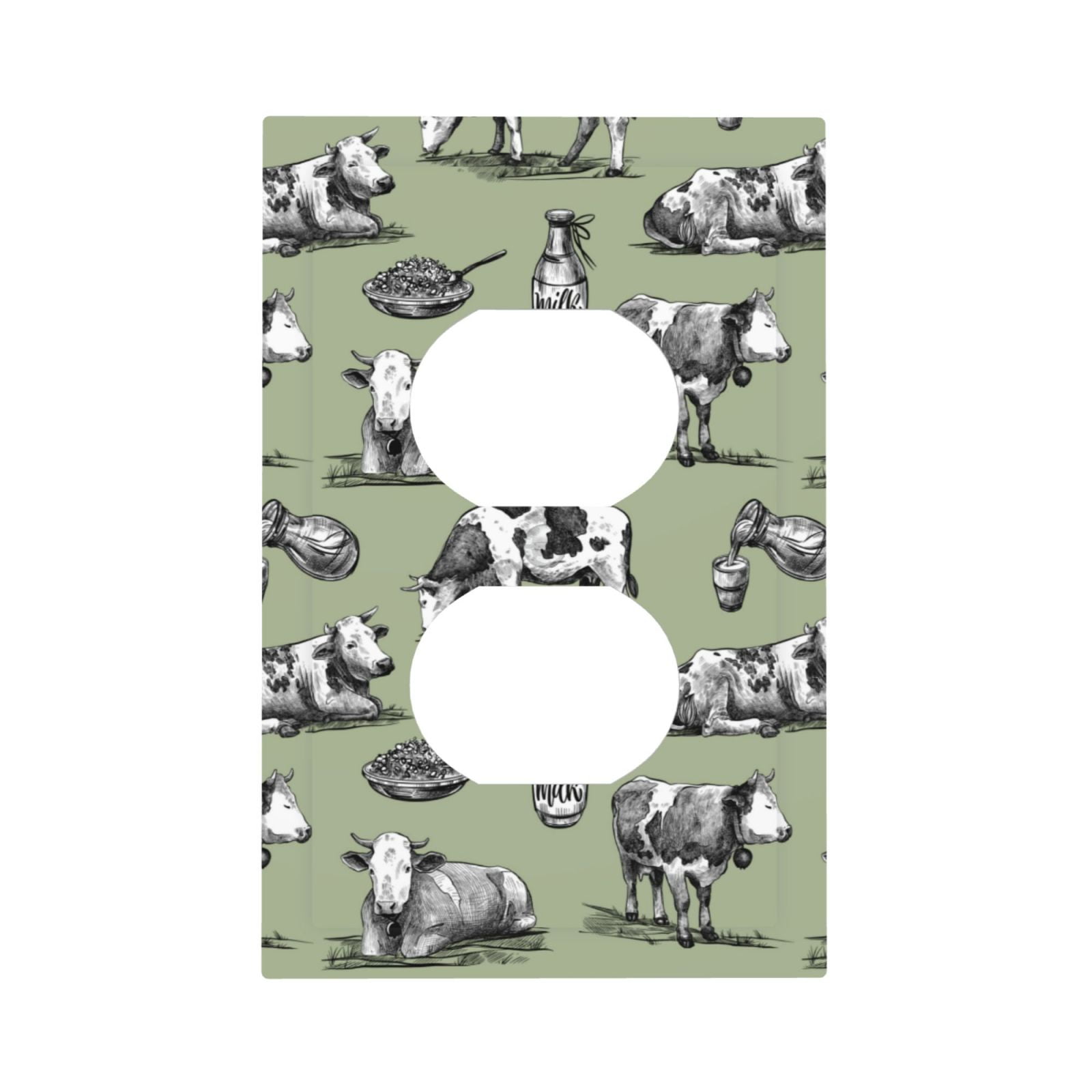 Junzan Farm Cows for Electrical Outlet Covers, 5" x 3" Electric ...