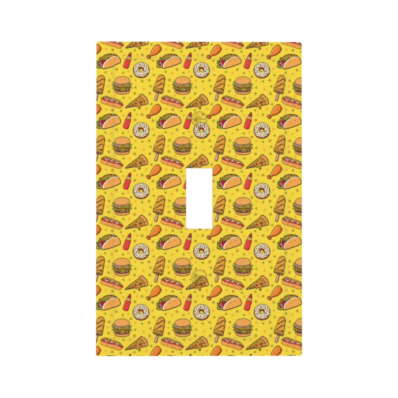 Junzan Fast Food 1 for Electrical Outlet Covers, 5" x 3" Electric ...