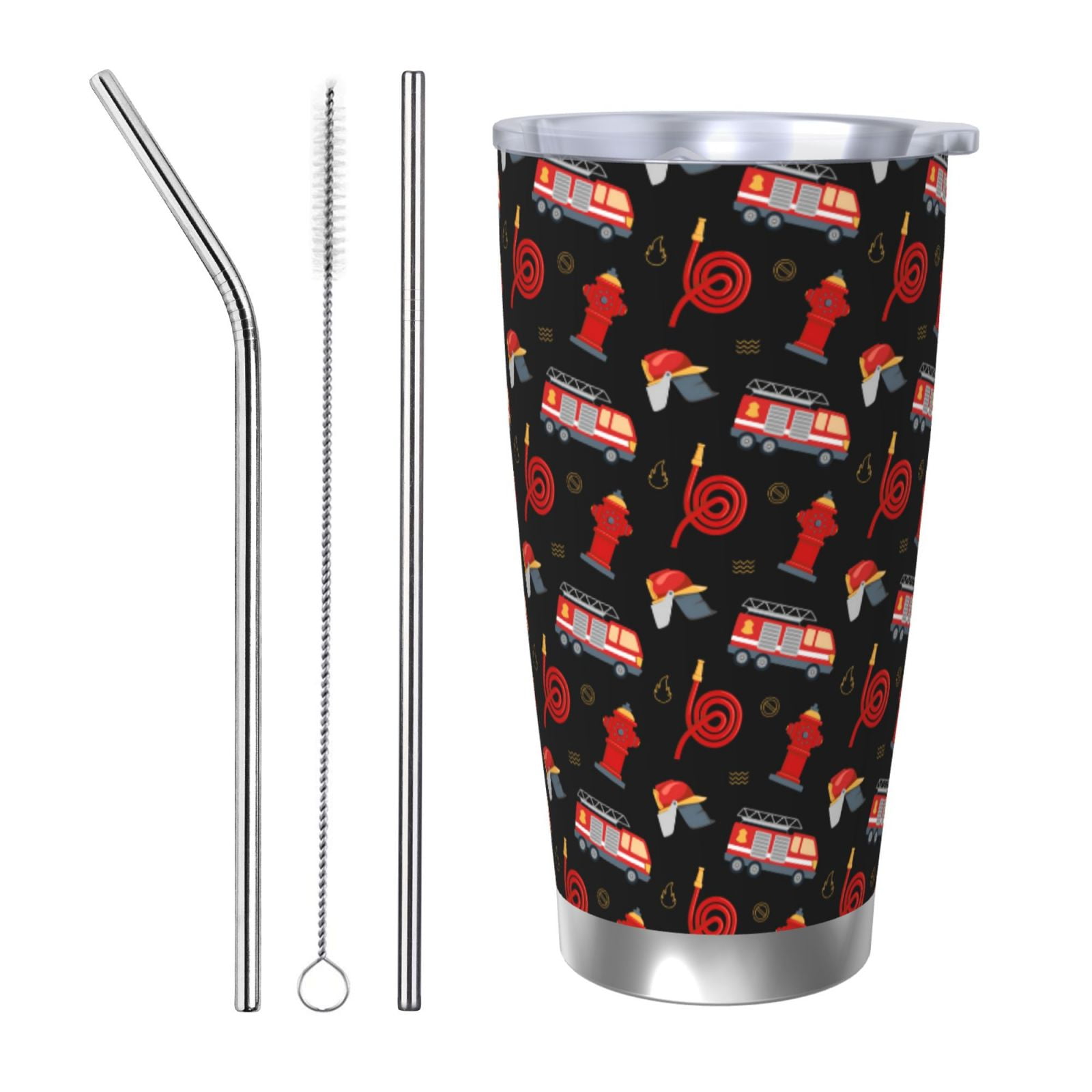 Junzan Fire Fighting for 20oz Stainless Steel Insulated Car Cup with ...