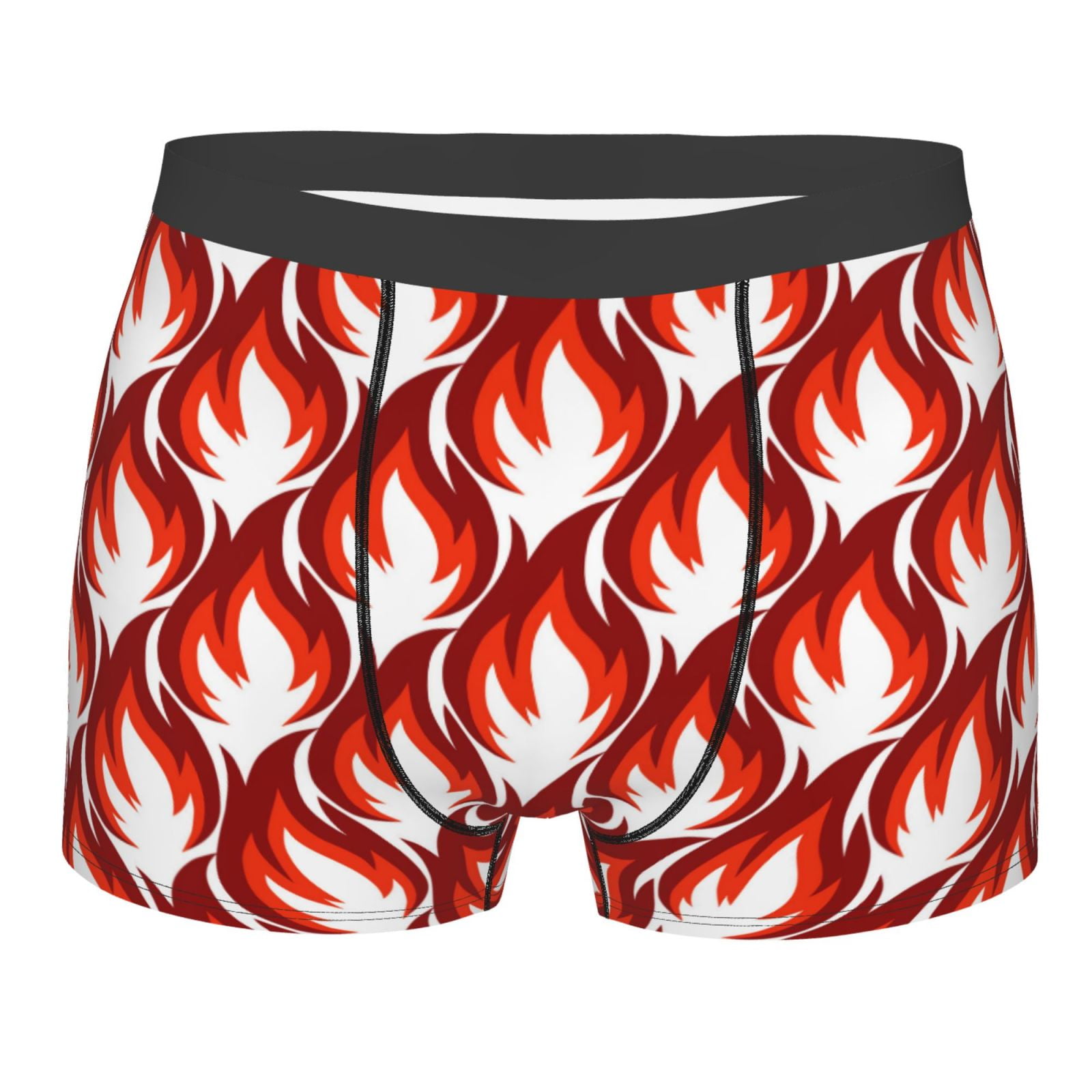 Junzan Fire Symbols Mens Underwear Boxer Briefs For Men’s - Large ...