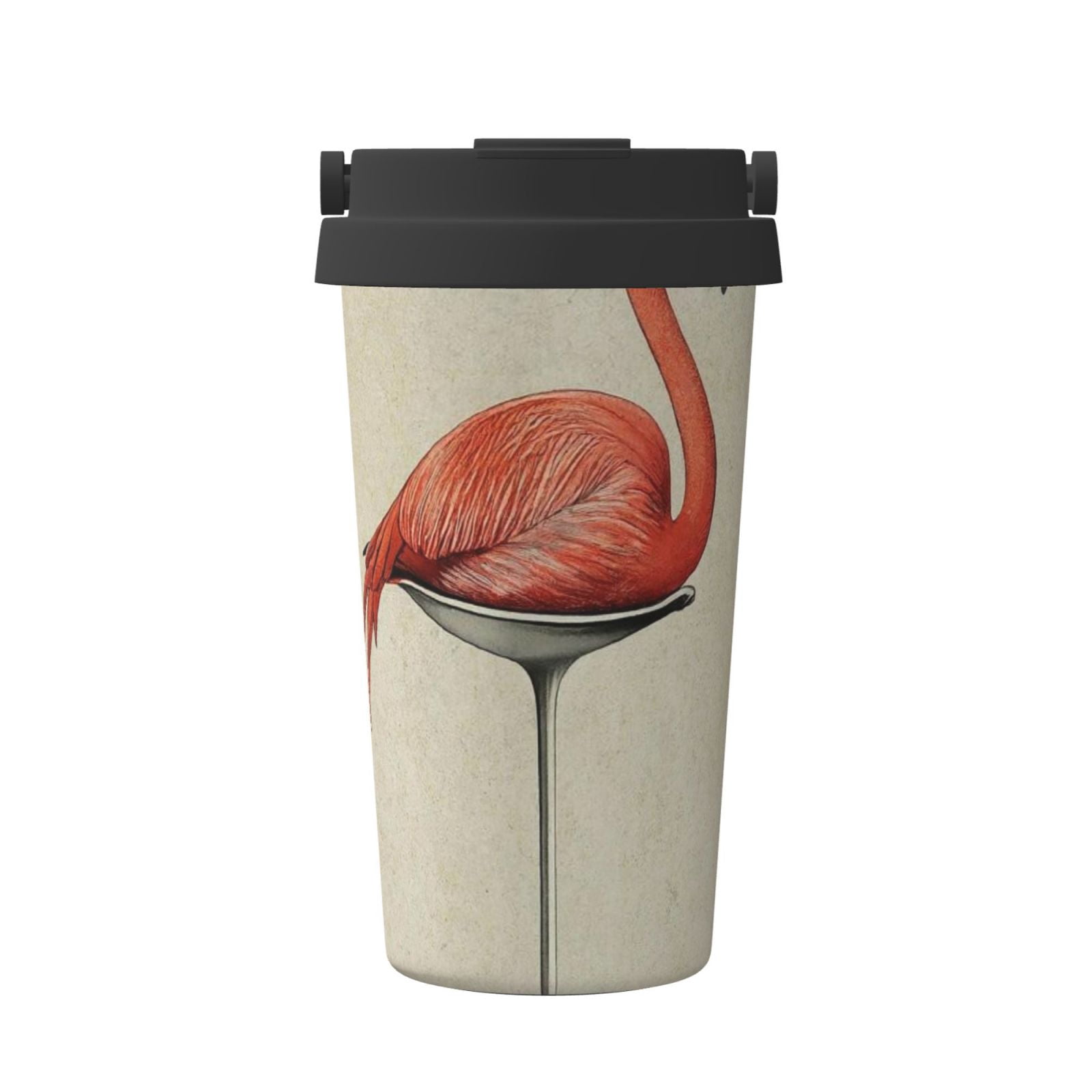 Junzan Flamingo Sitting On Chair for Stainless Steel Vacuum Insulated ...