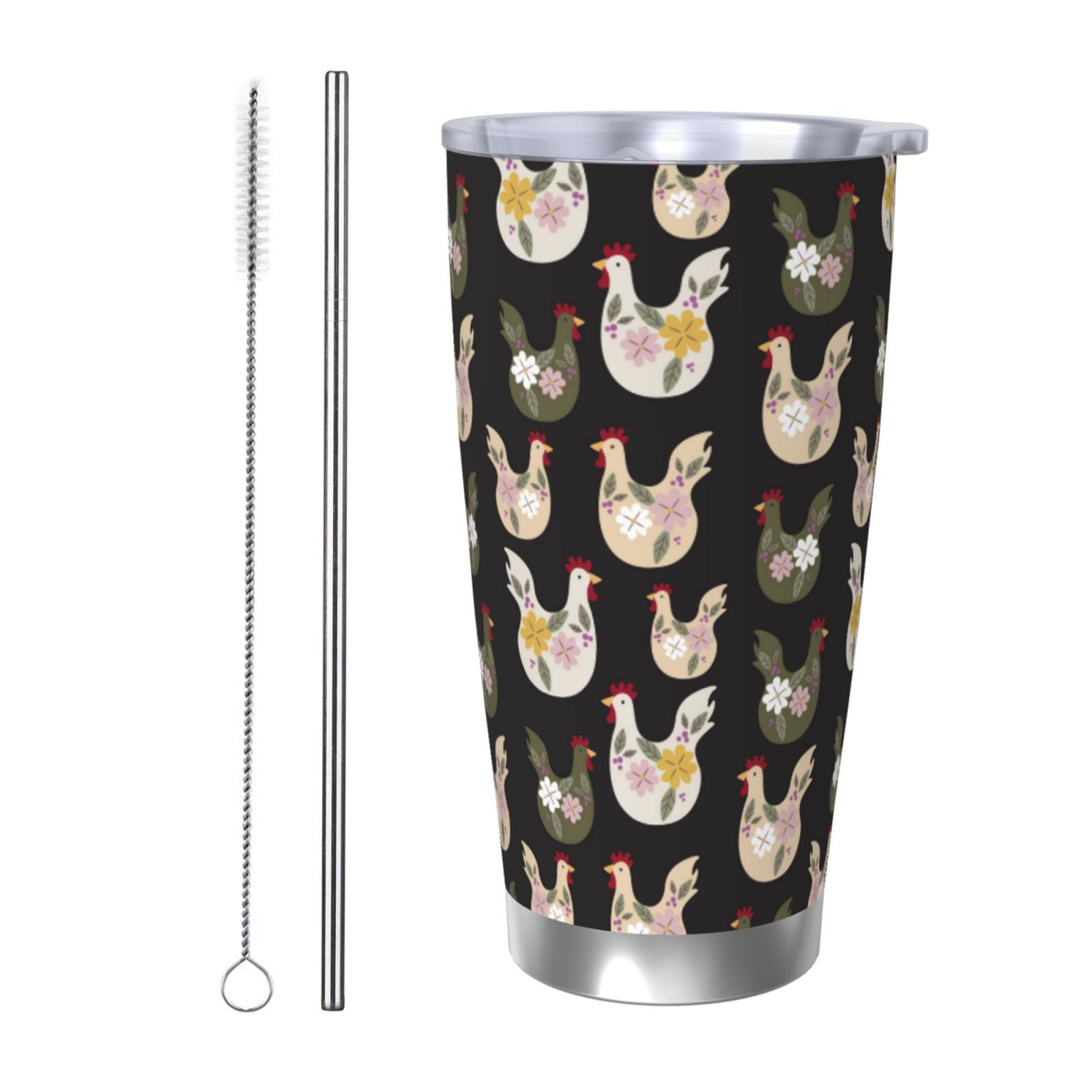 Junzan Flowe Rooster for 20oz Stainless Steel Insulated Car Cup with ...