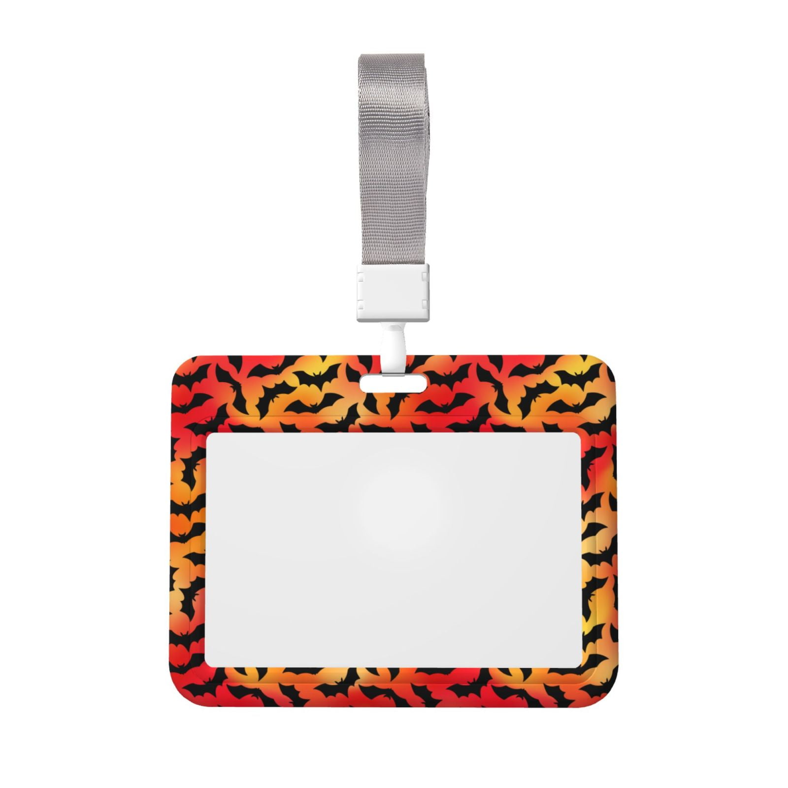 Junzan Flying Black Bat ID Badge Holder with Windows Key Card Work ...