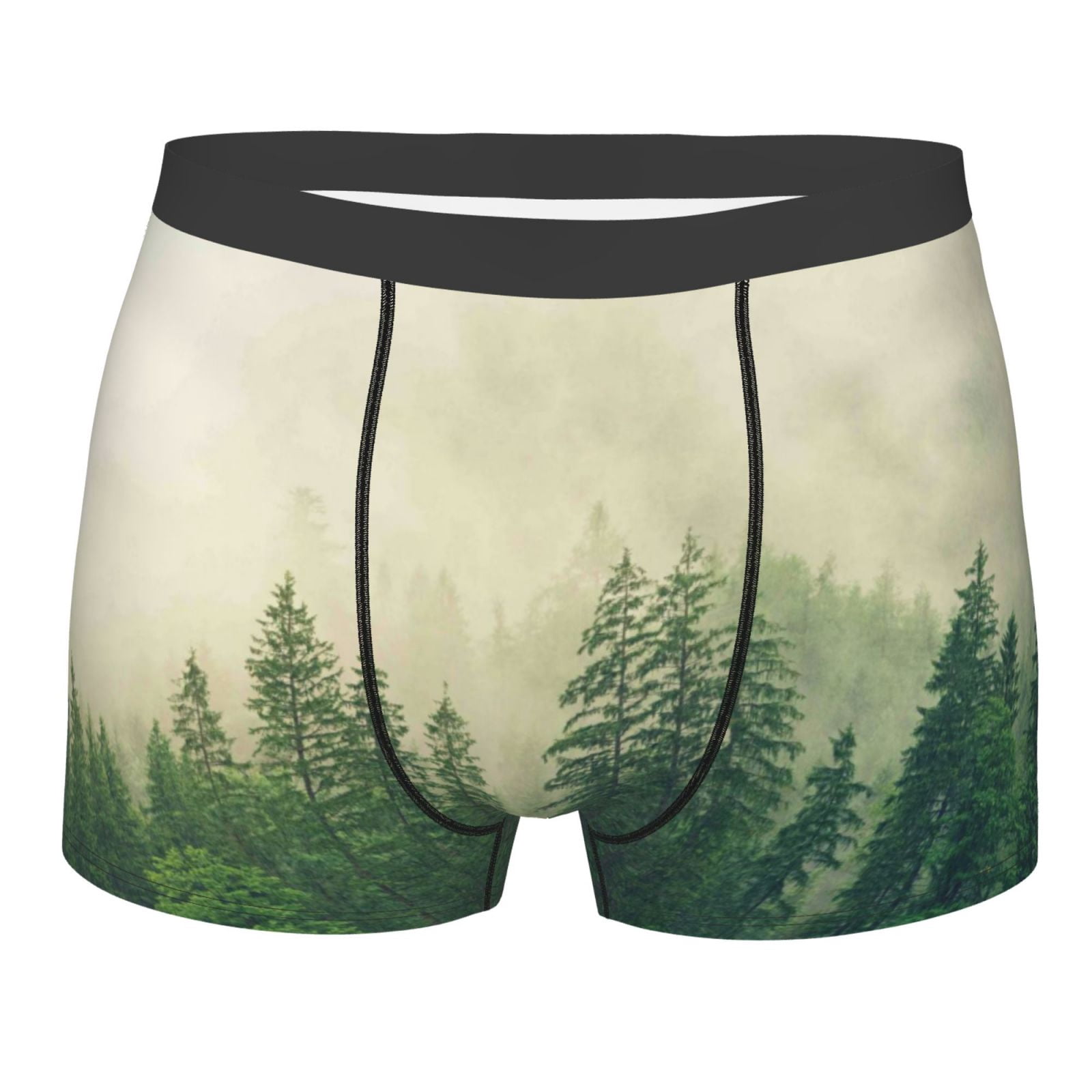 Junzan Fog Forest Mens Underwear Boxer Briefs For Men’s - Medium ...