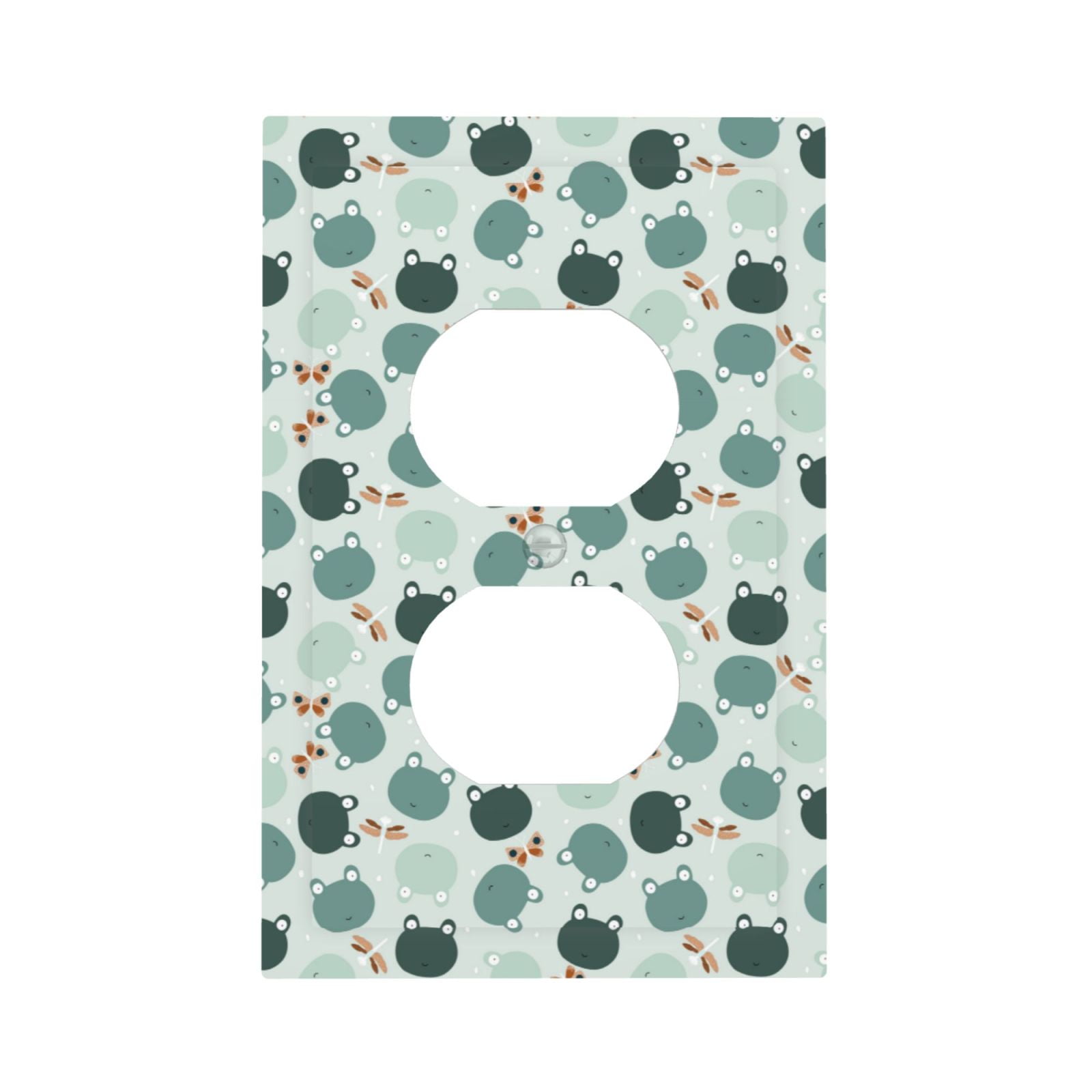 Junzan Frog And Dragonflies for Electrical Outlet Covers, 5" x 3 ...