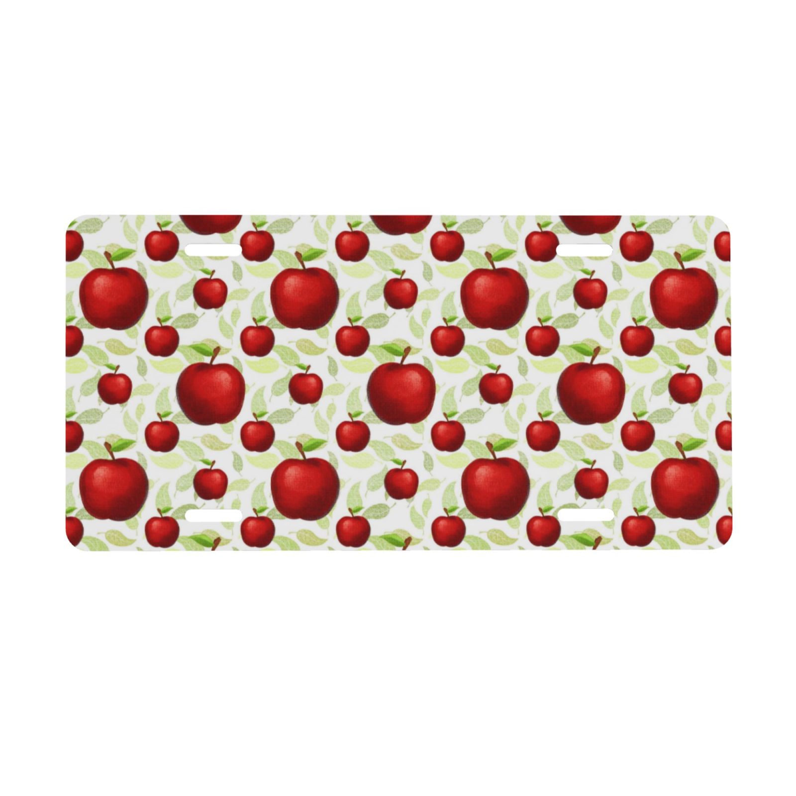 Junzan Fruit Apples Front License Plate Covers Decorative Car Metal ...