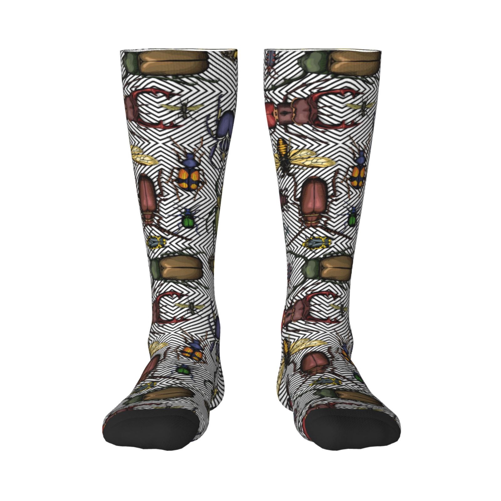 Junzan Fun Novelty Knee Warmer High Socks Bright Insects Design ...