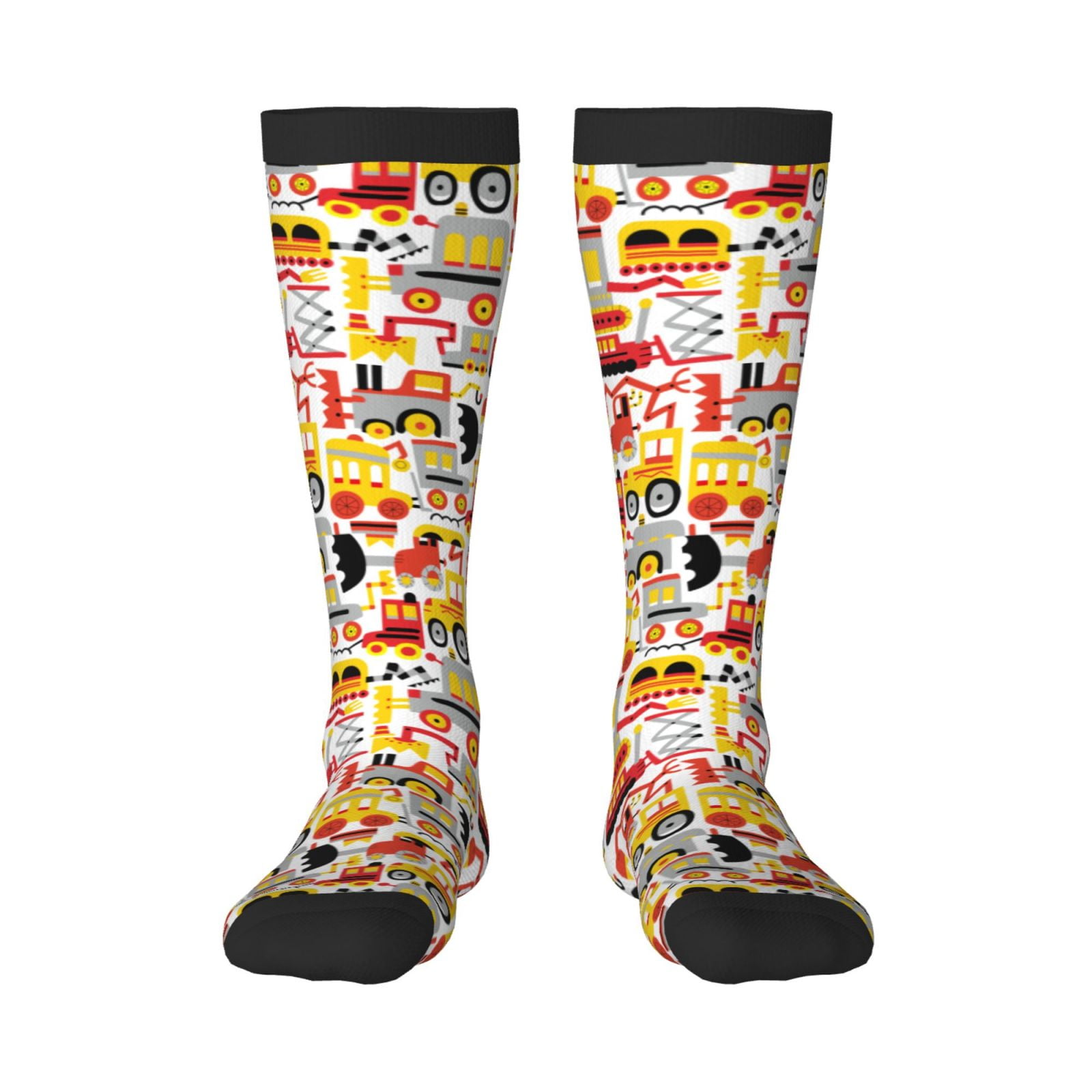 Junzan Fun Novelty Knee Warmer High Socks Cars Design - Walmart.com