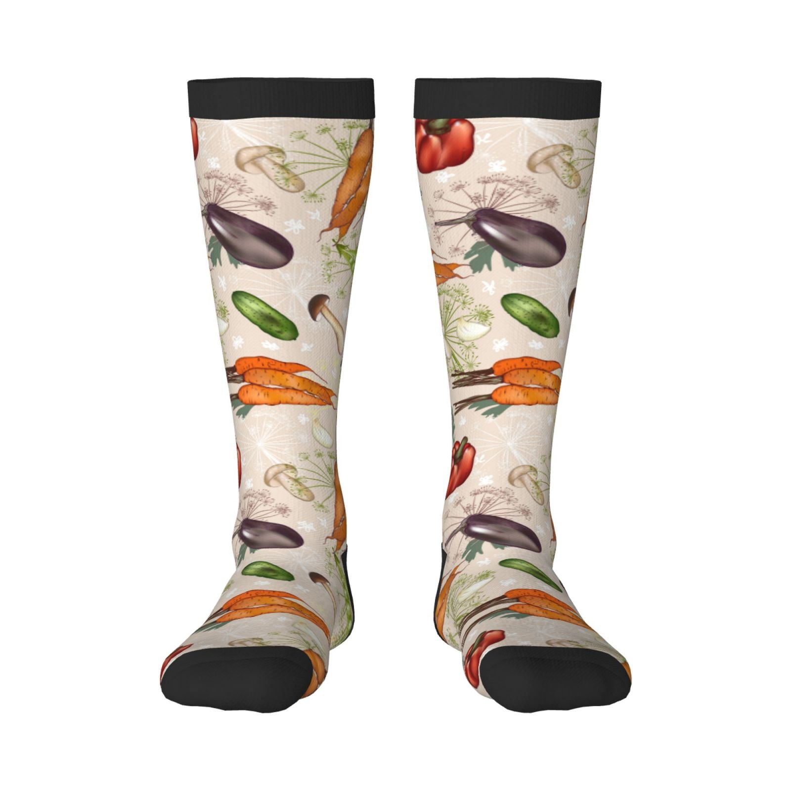 Junzan Fun Novelty Knee Warmer High Socks Cute Vegetables Design ...