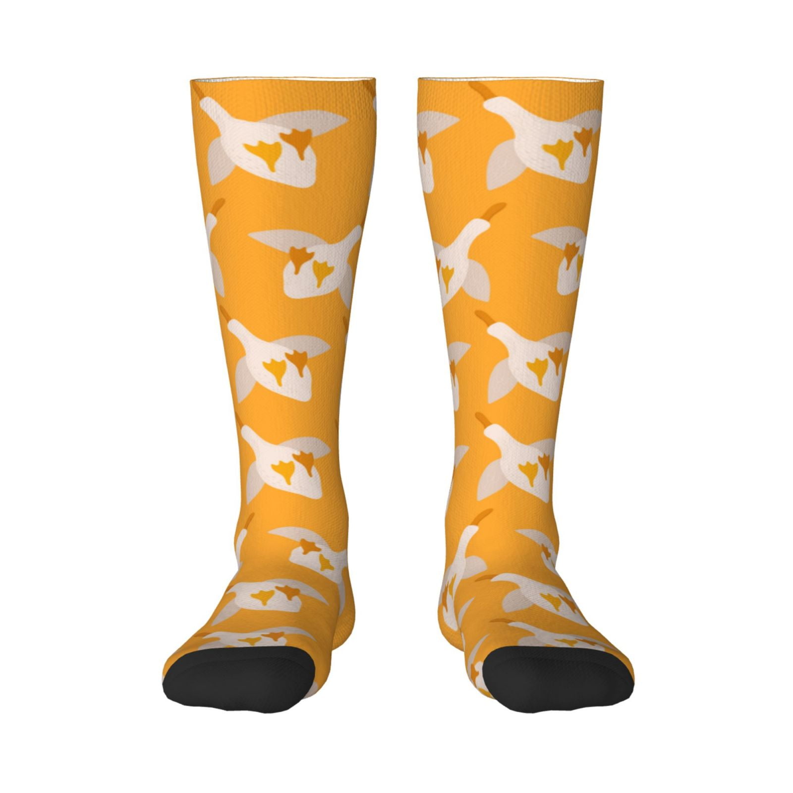 Junzan Fun Novelty Knee Warmer High Socks Flying Ducks Design - Walmart.com