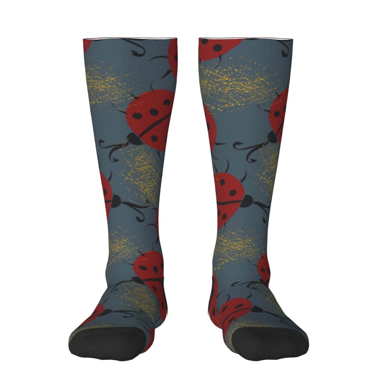 Junzan Fun Novelty Knee Warmer High Socks Ladybug Design - Walmart.com