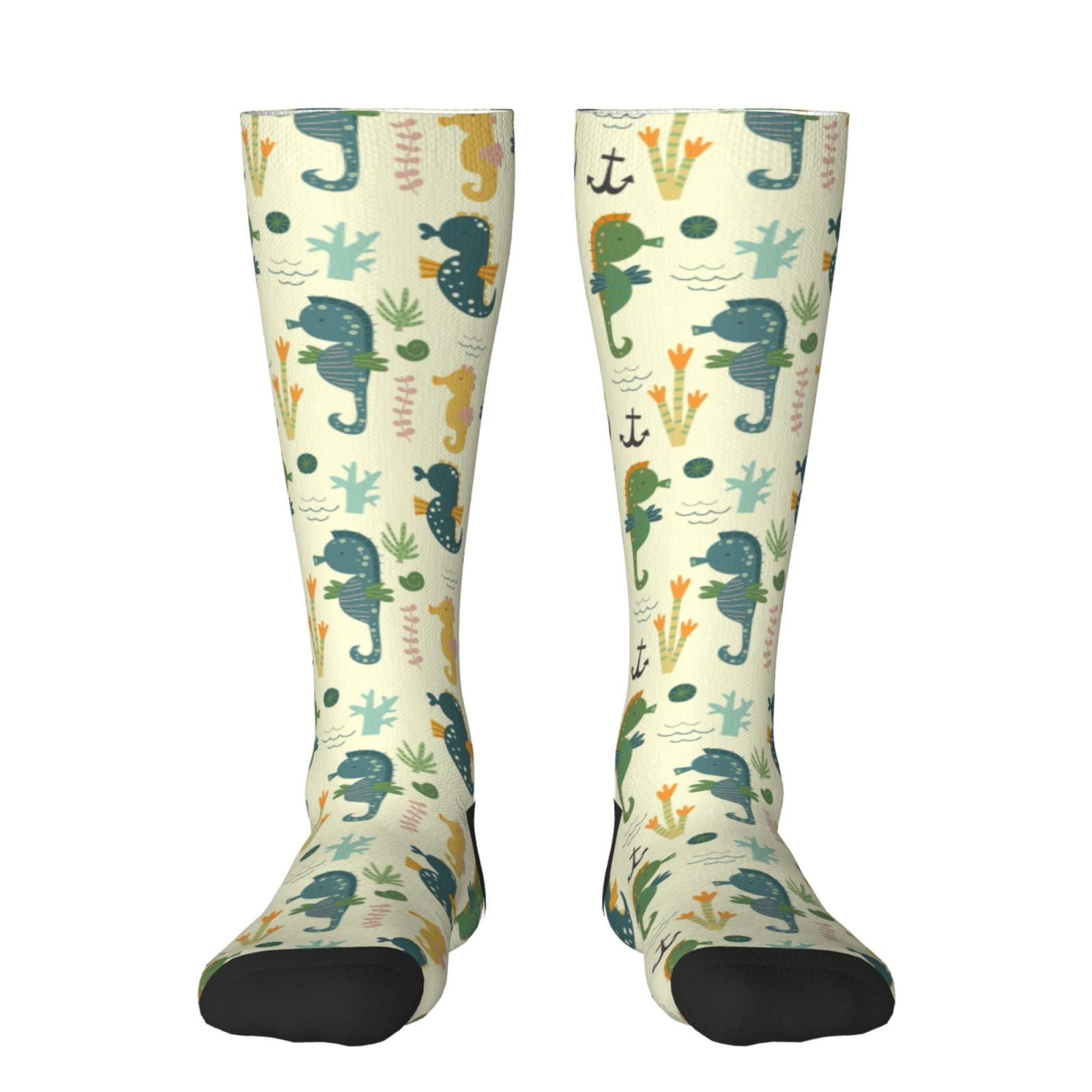 Junzan Fun Novelty Knee Warmer High Socks Seahorse Design - Walmart.com