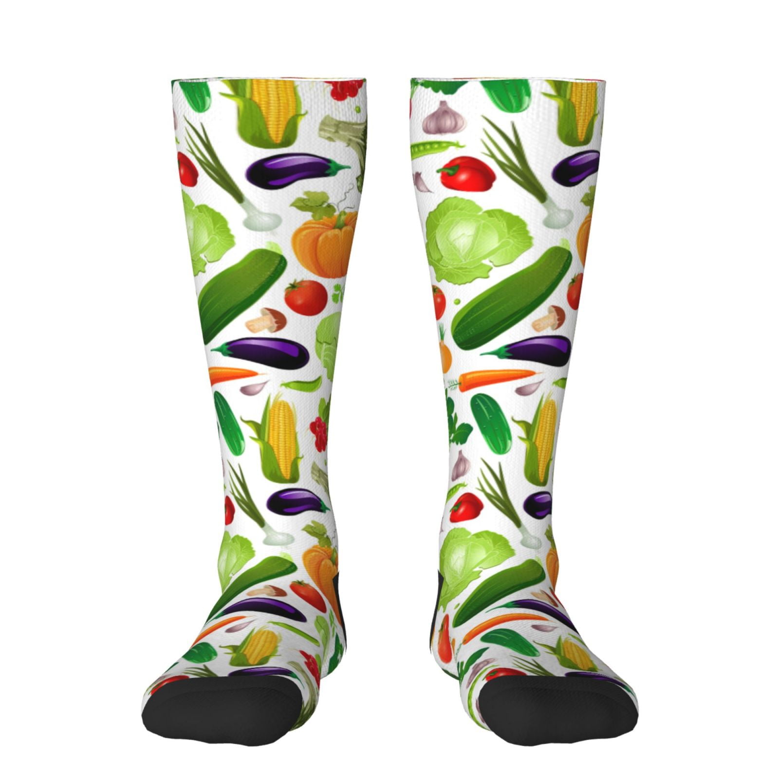 Junzan Fun Novelty Knee Warmer High Socks Vegetables2 Design - Walmart.com