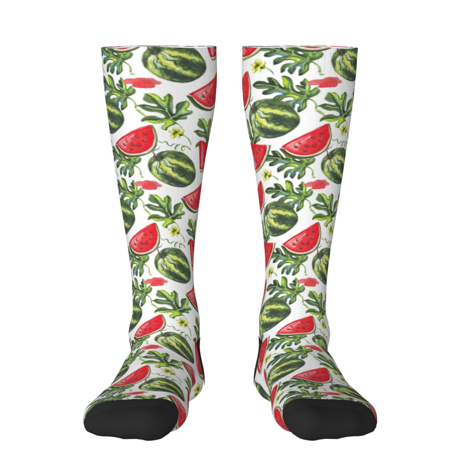 Junzan Fun Novelty Knee Warmer High Socks Watermelons Design - Walmart.com
