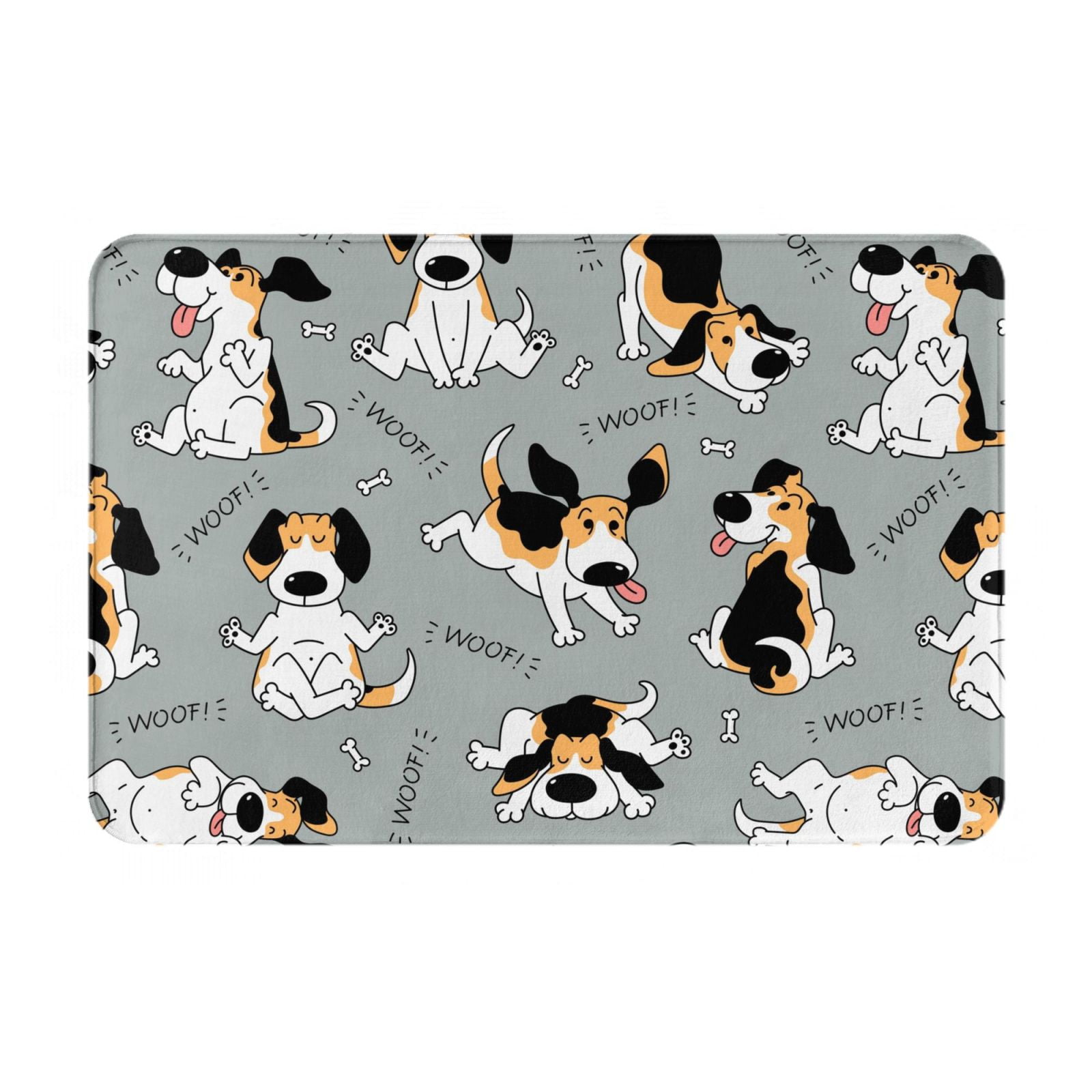 Junzan Funny Beagle Active Dog Custom Funny Welcome Doormat ...