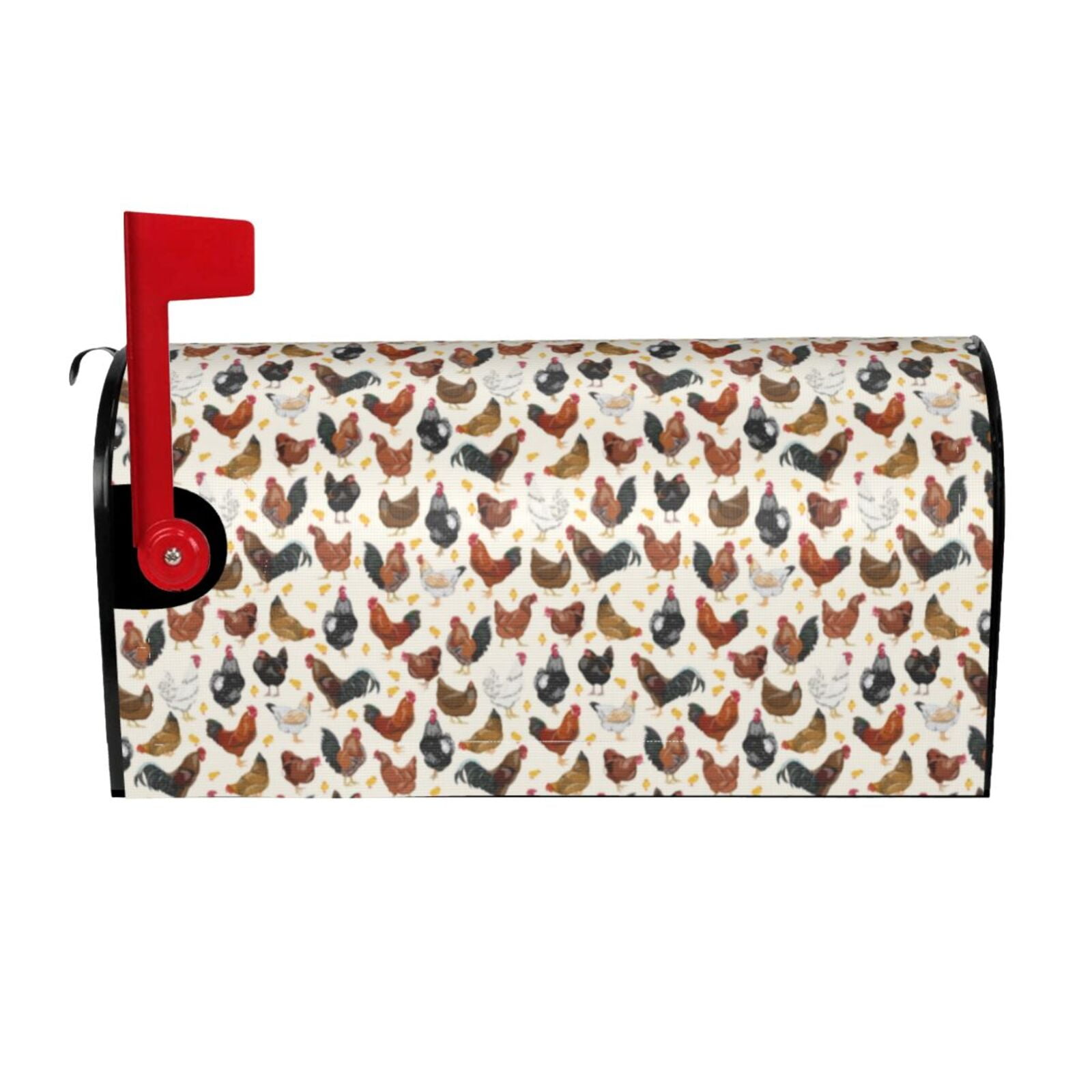Junzan Funny Chicken Pattern Mailbox Covers,Magnetic Mailbox Waterproof ...