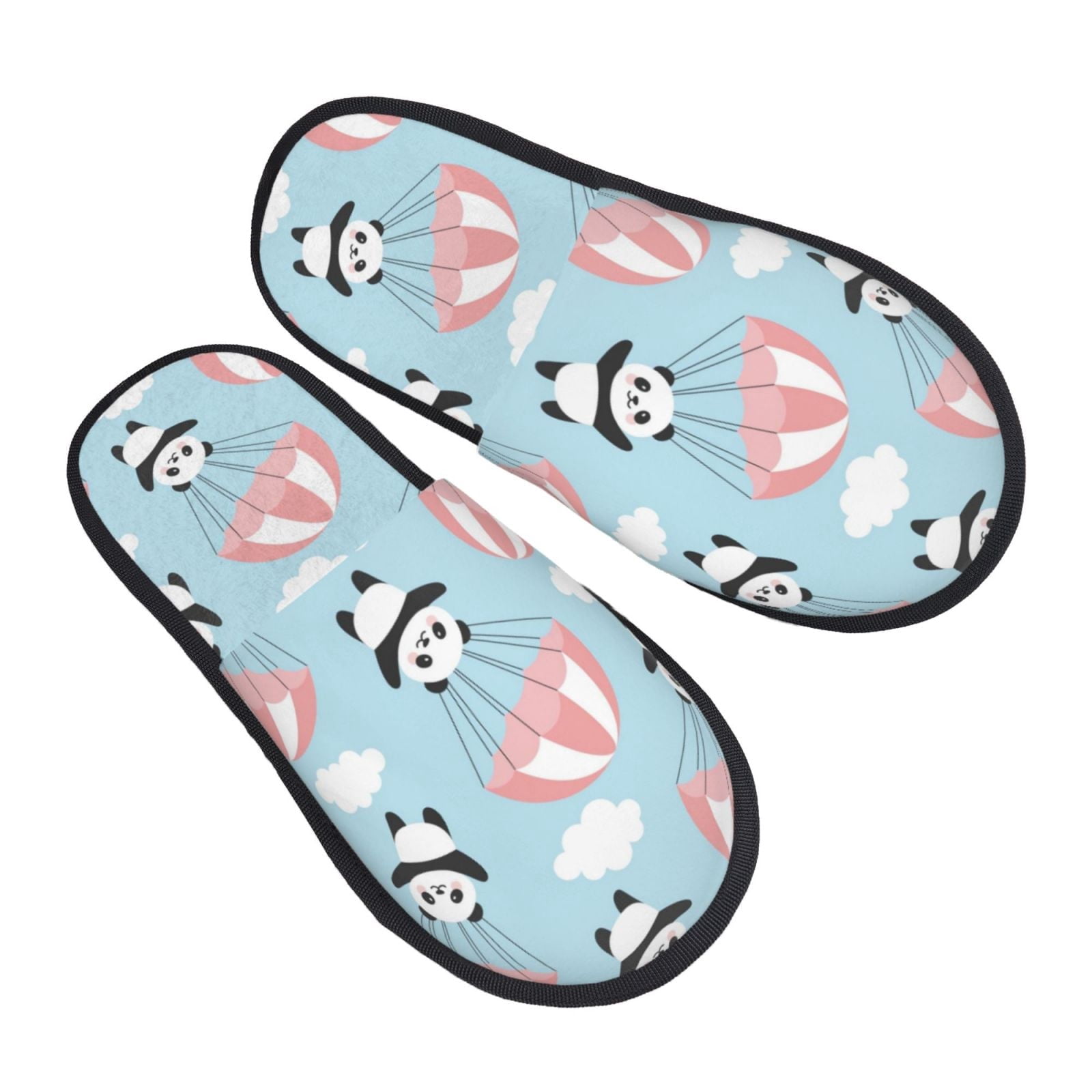 Junzan Fuzzy Feet Slippers For Women,House Shoes Non Slip Indoor ...