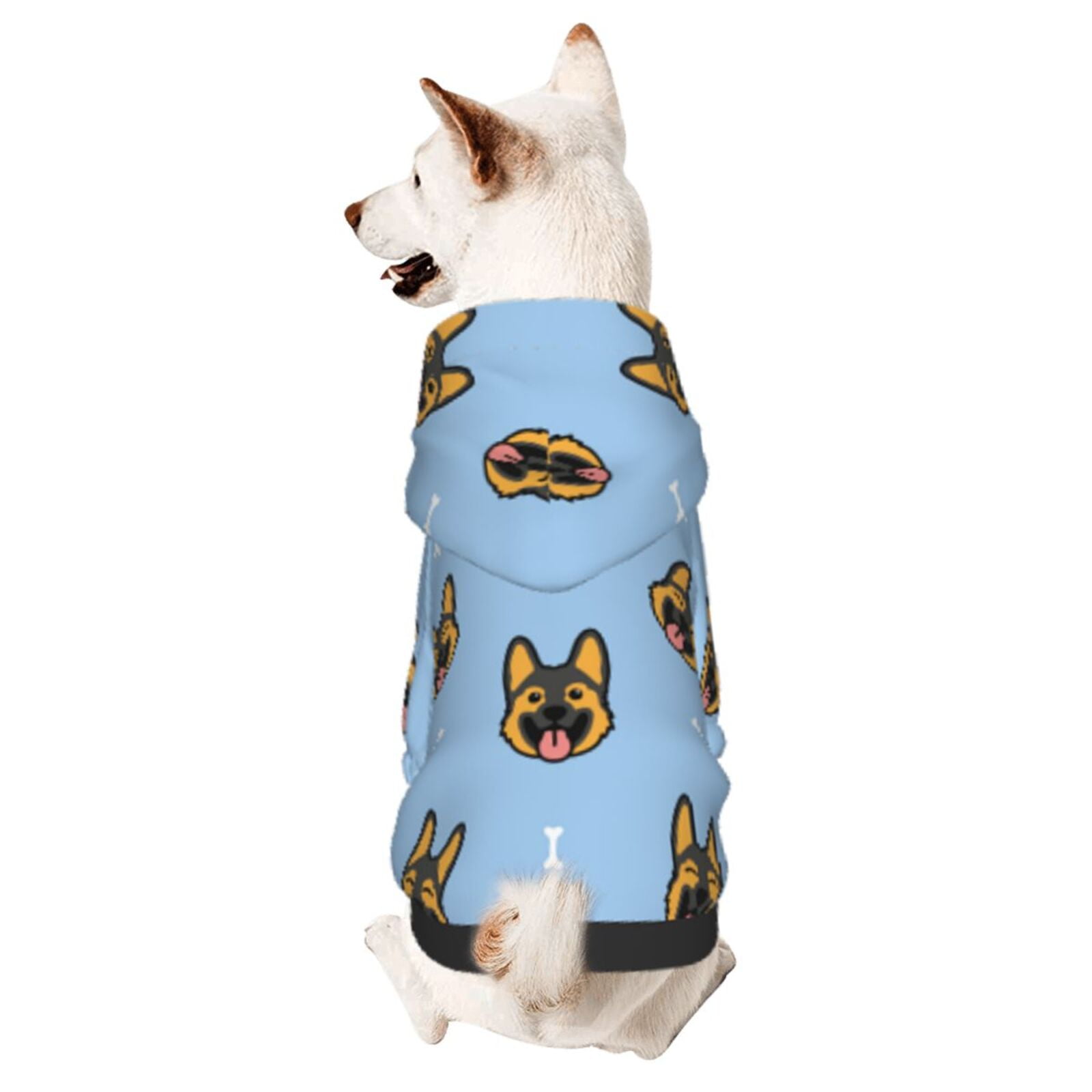 Junzan German Shepherd Puppy Dog Hoodie Puppy Sweater Sweatshirt,Cold ...