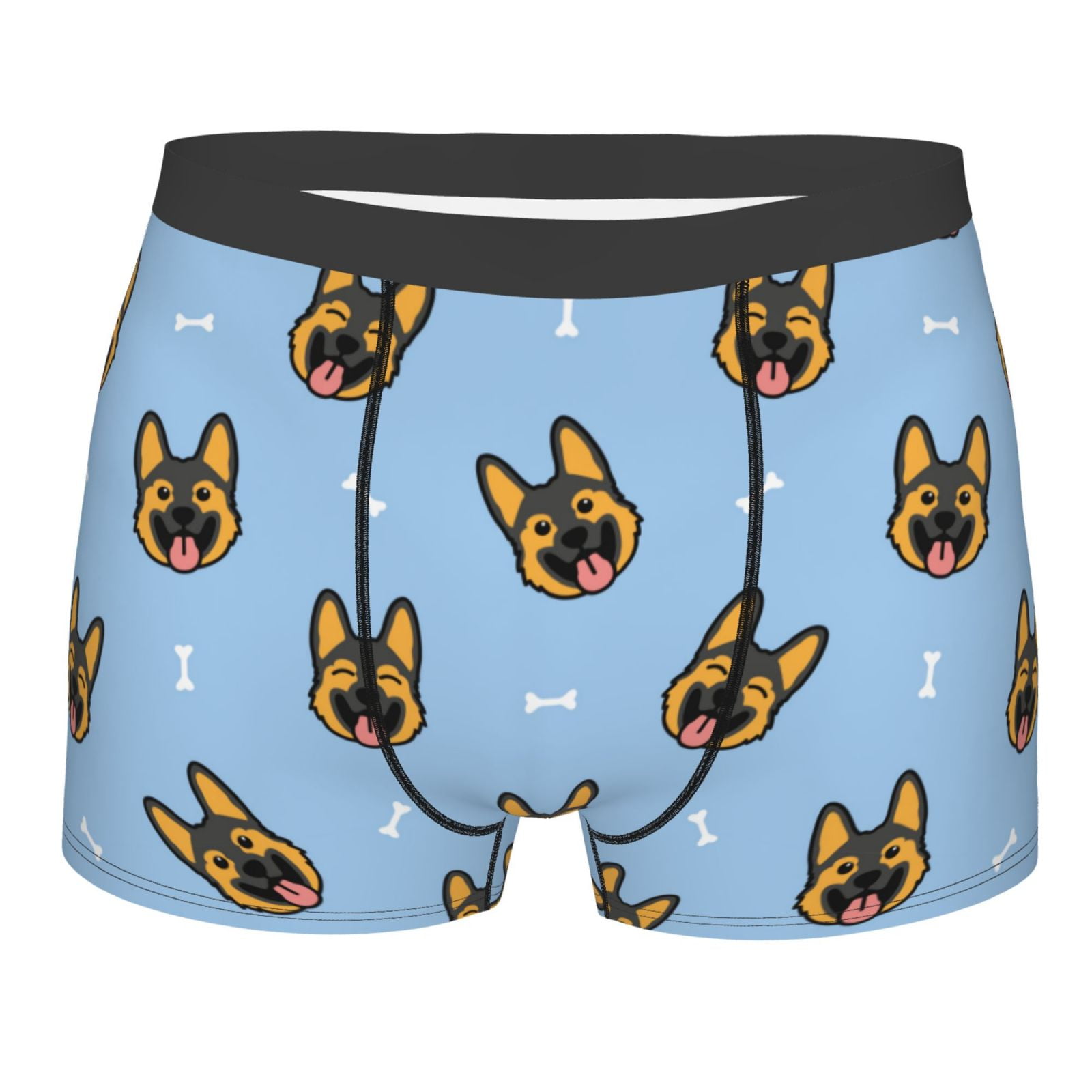 Junzan German Shepherd Puppy Mens Underwear Boxer Briefs For Men’s ...