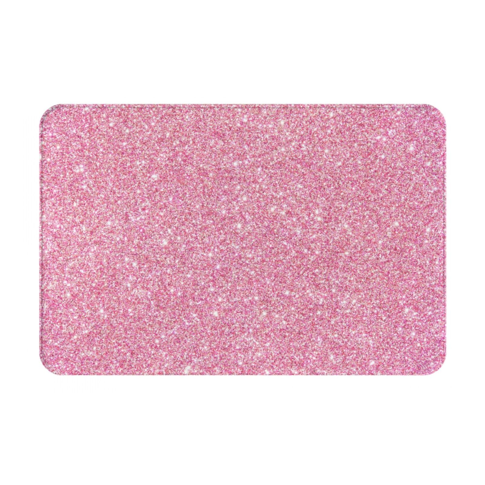 Junzan Glitter Pink Custom Funny Welcome Doormat Personalized Door Mats ...