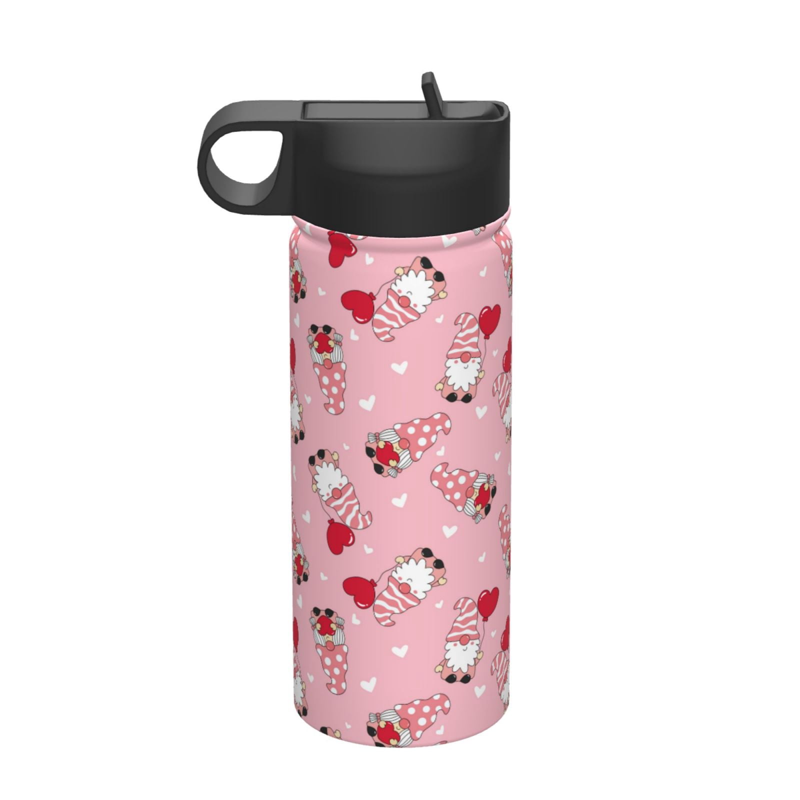 Junzan Gnome With Heart Pattern Stainless Steel Sports Water Cup Flask ...
