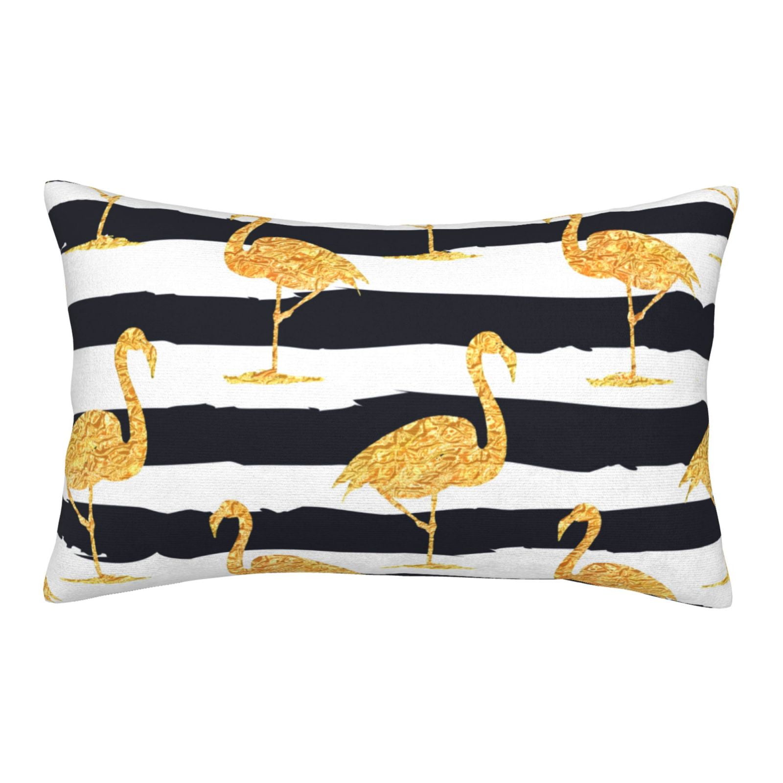 Junzan Gold Flamingo Pillow Cases Standard Size, With Envelope Closure ...
