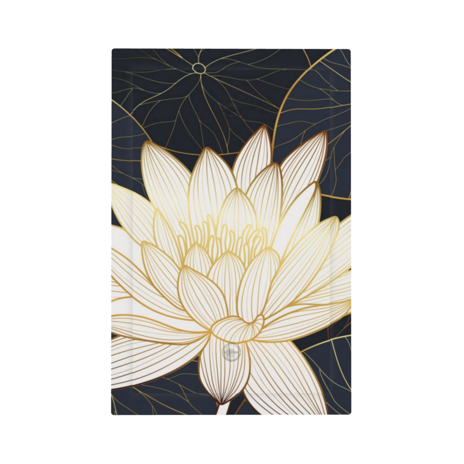 Junzan Golden Lotus for Electrical Outlet Covers, 5" x 3" Electric ...