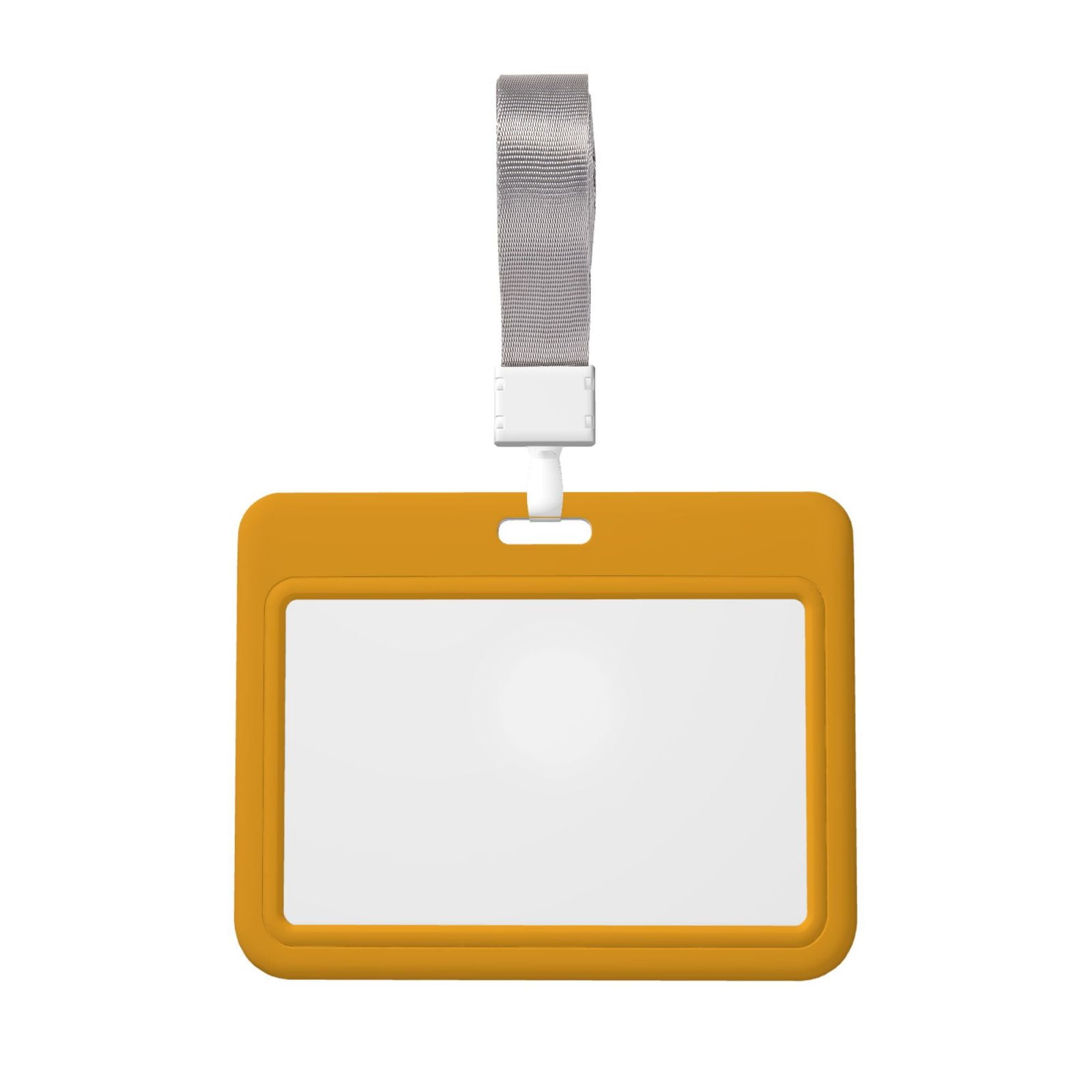 Junzan Goldenrod Id Badge Holder With Windows Key Card Work Badge ...