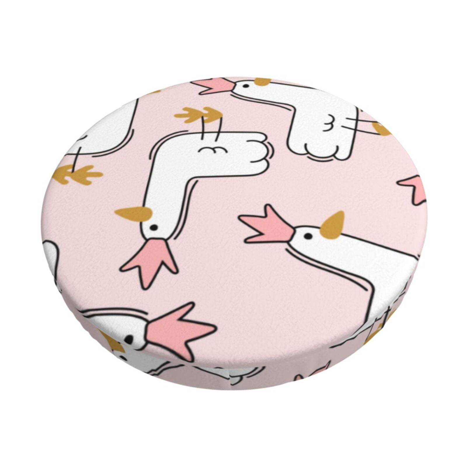 Junzan Goose Queen Bar Stool Cover Round Seat Cushion With Elastic ...