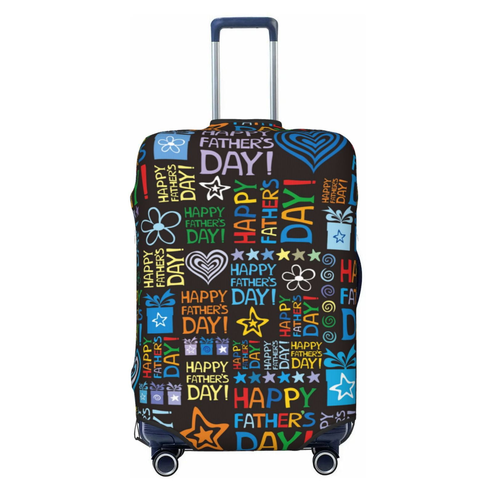 Junzan Happy Father Day Print Washable Luggage Cover - Fashion Suitcase ...