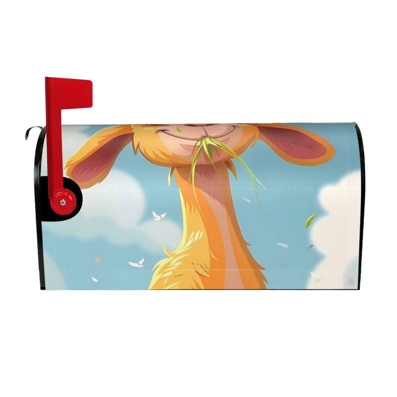 Junzan Happy Goat In Meadow Pattern Mailbox Covers,Magnetic Mailbox ...