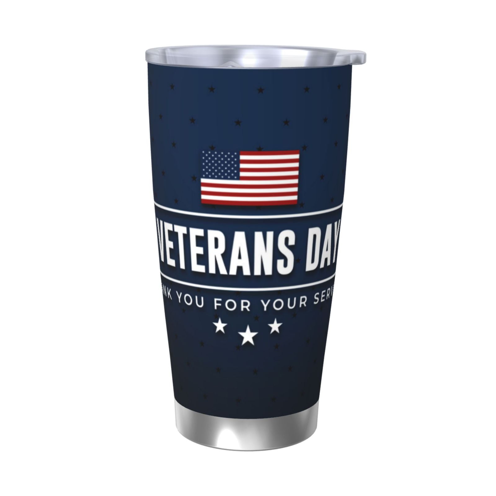 Junzan Happy Veterans Day for 20oz Stainless Steel Insulated Car Cup ...