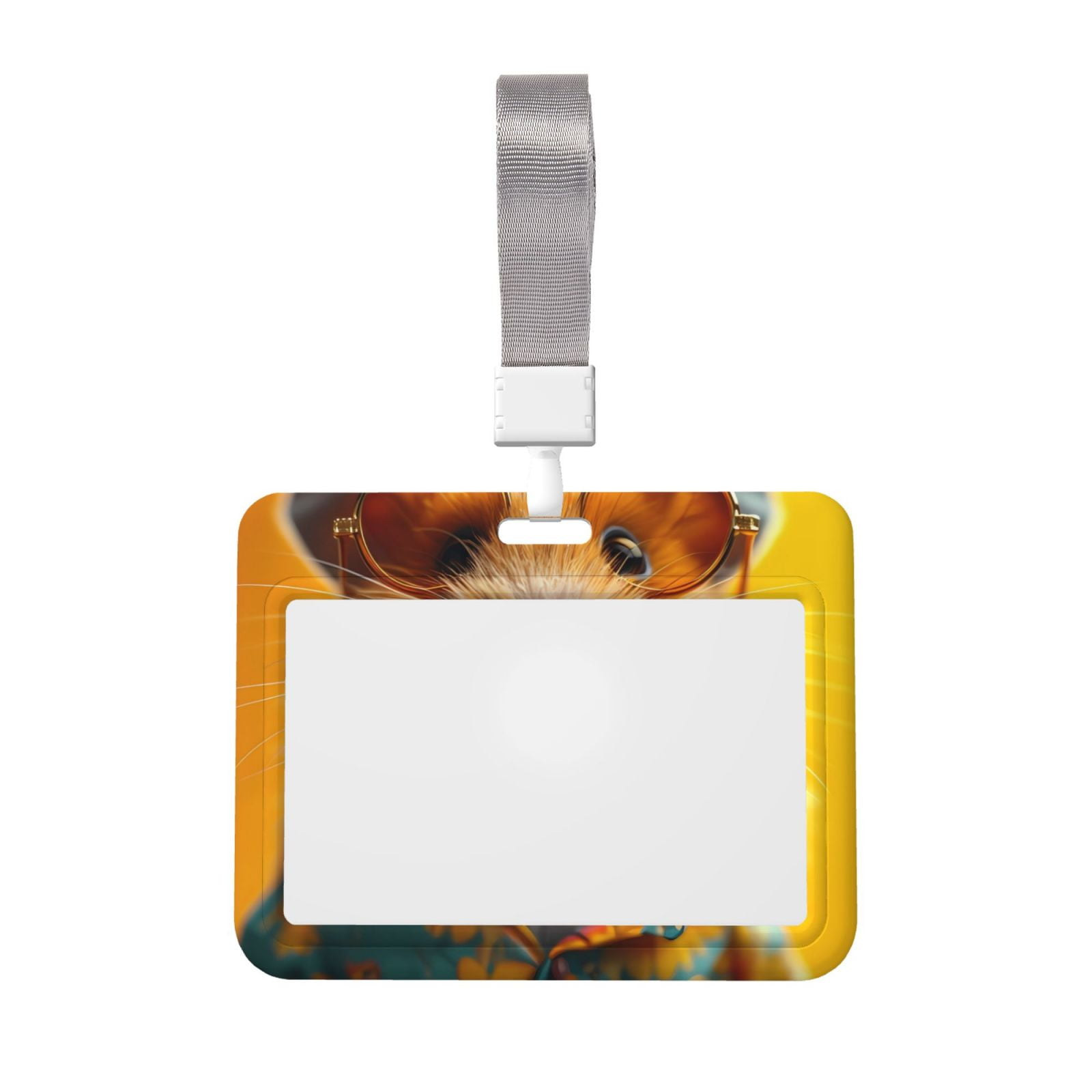 Junzan Hawaiian Style Guinea Pig ID Badge Holder with Windows Key Card ...