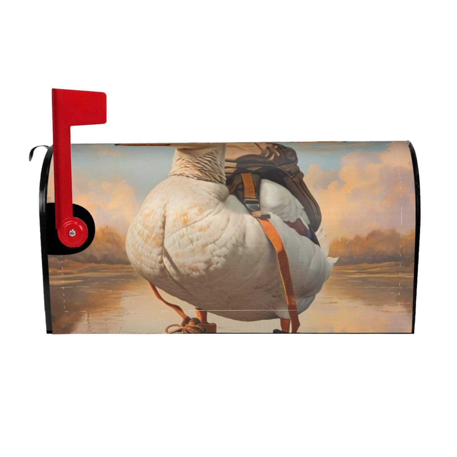 Junzan Hiking Duck Pattern Mailbox Covers,Magnetic Mailbox Waterproof ...