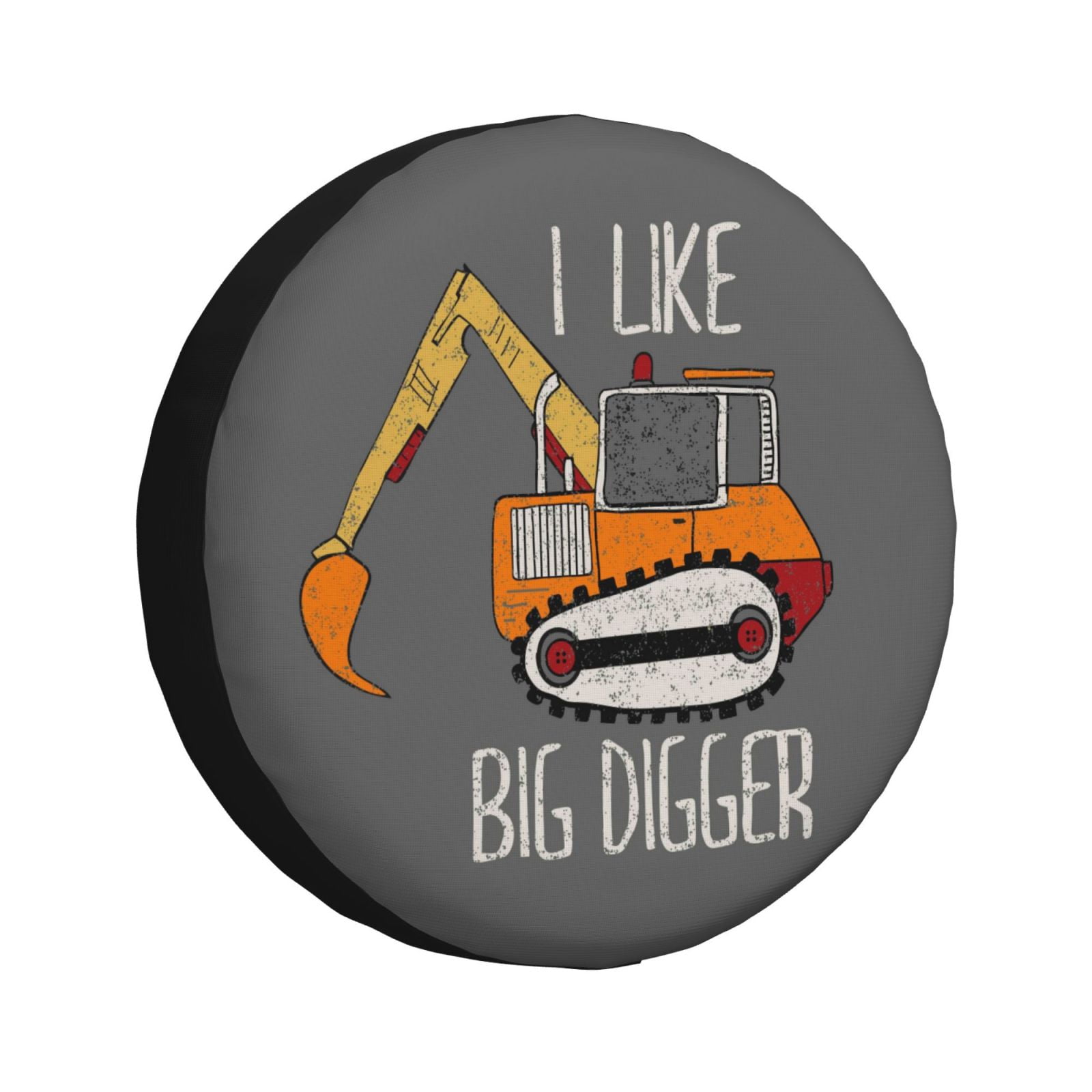 Junzan I Like Big Digger Tire Cover Wheel Protector for Truck SUV ...