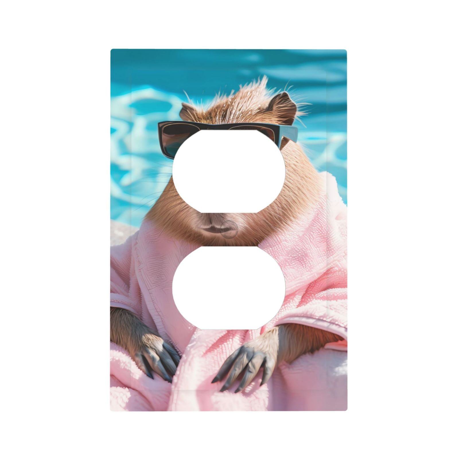 Junzan Island Vacation Guinea Pig for Electrical Outlet Covers, 5" x 3 ...